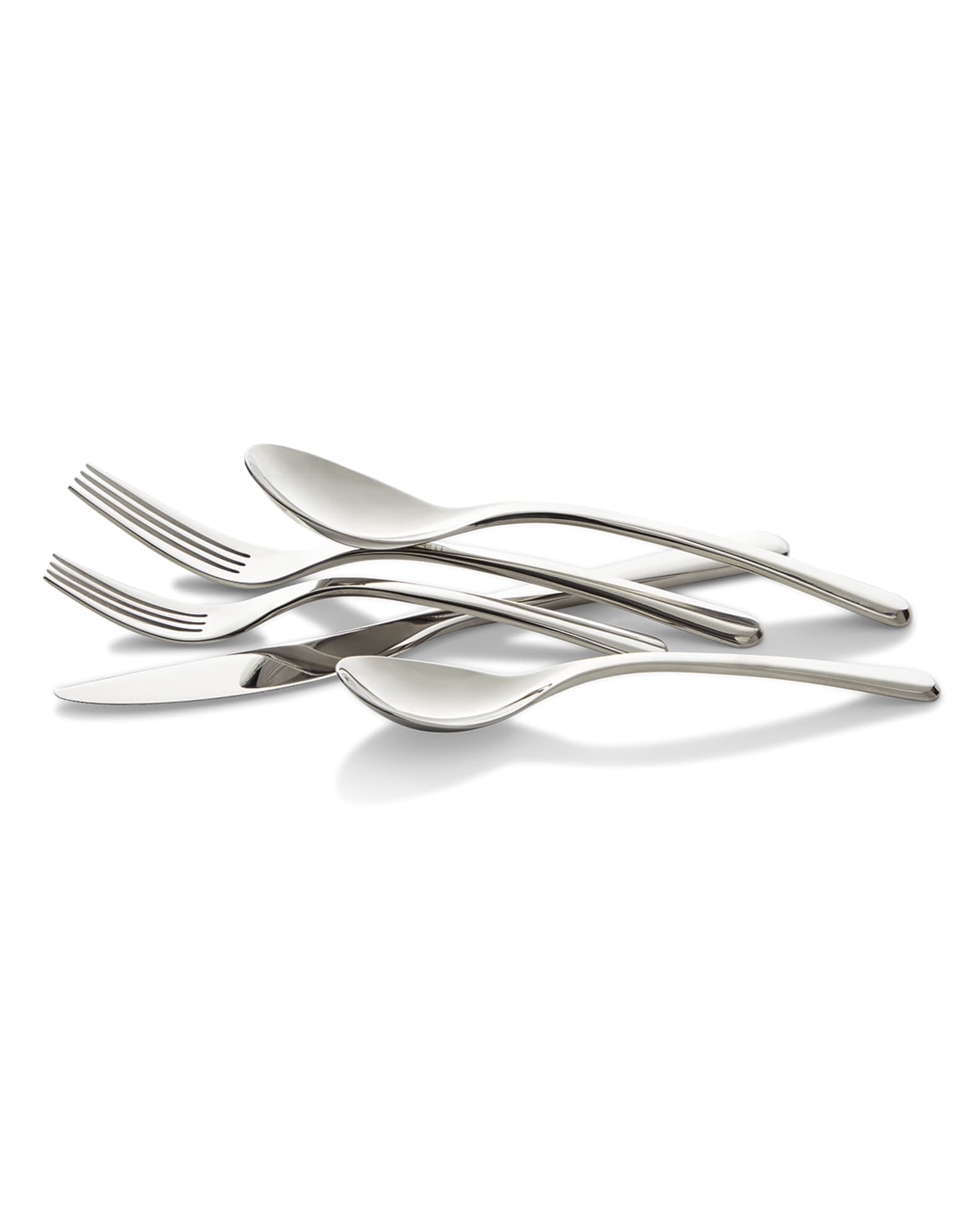 Nambe Aura 45-Piece Flatware Set | Neiman Marcus