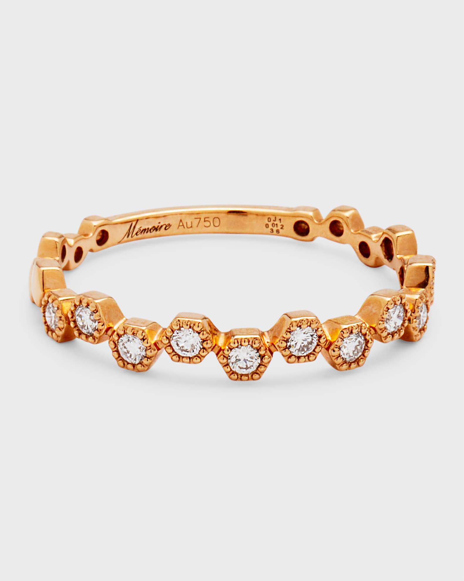 Memoire Stack 'Em Up Offset Diamond Stacking Ring, Size 6.5 | Neiman Marcus