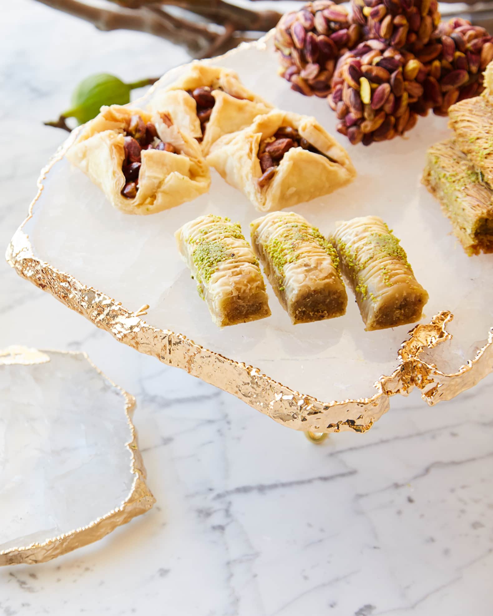 ANNA New York Torta Gold-Plated Cake Stand | Neiman Marcus