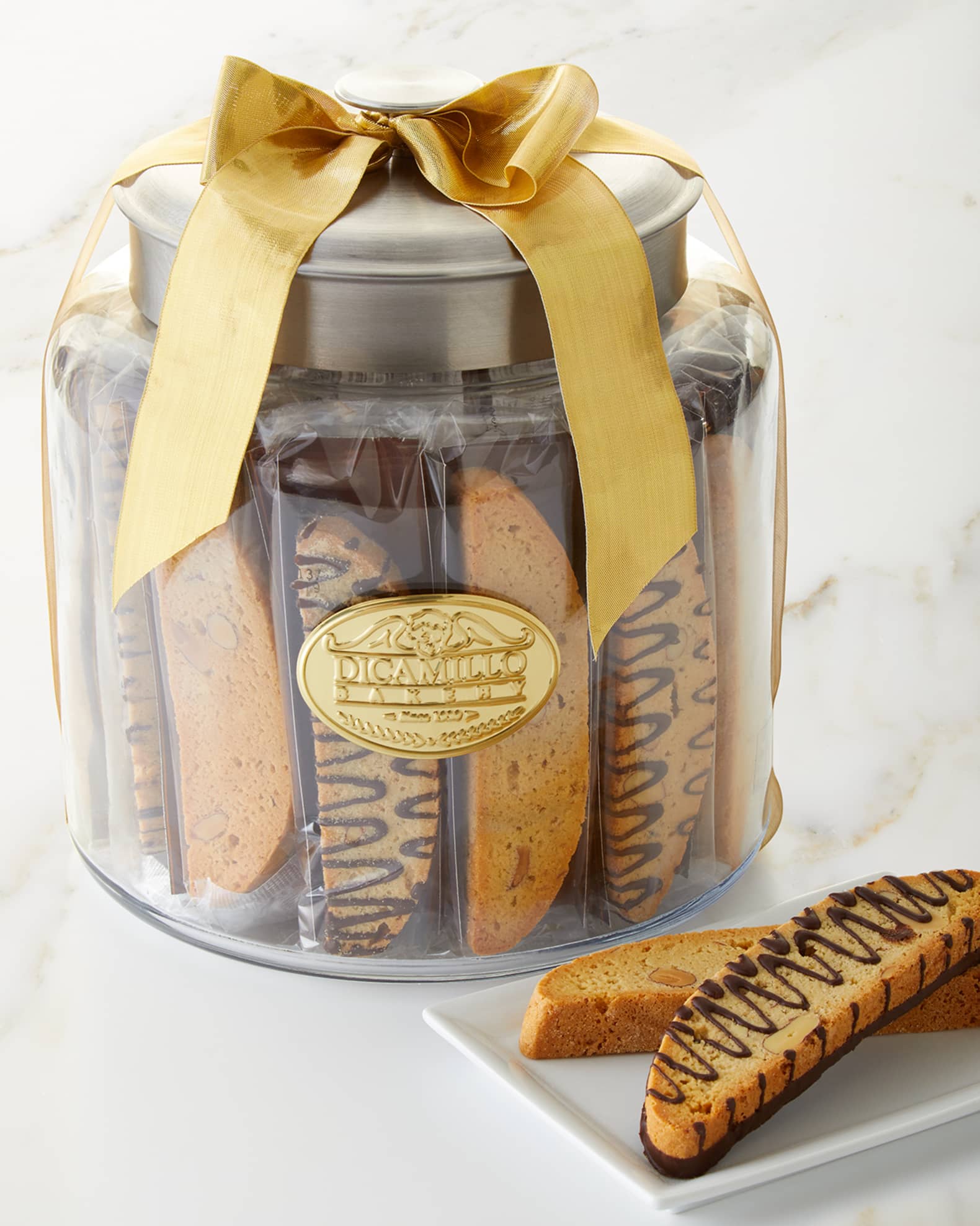 Dicamillo Baking Co Holiday Biscotti Moderno Jar | Neiman Marcus