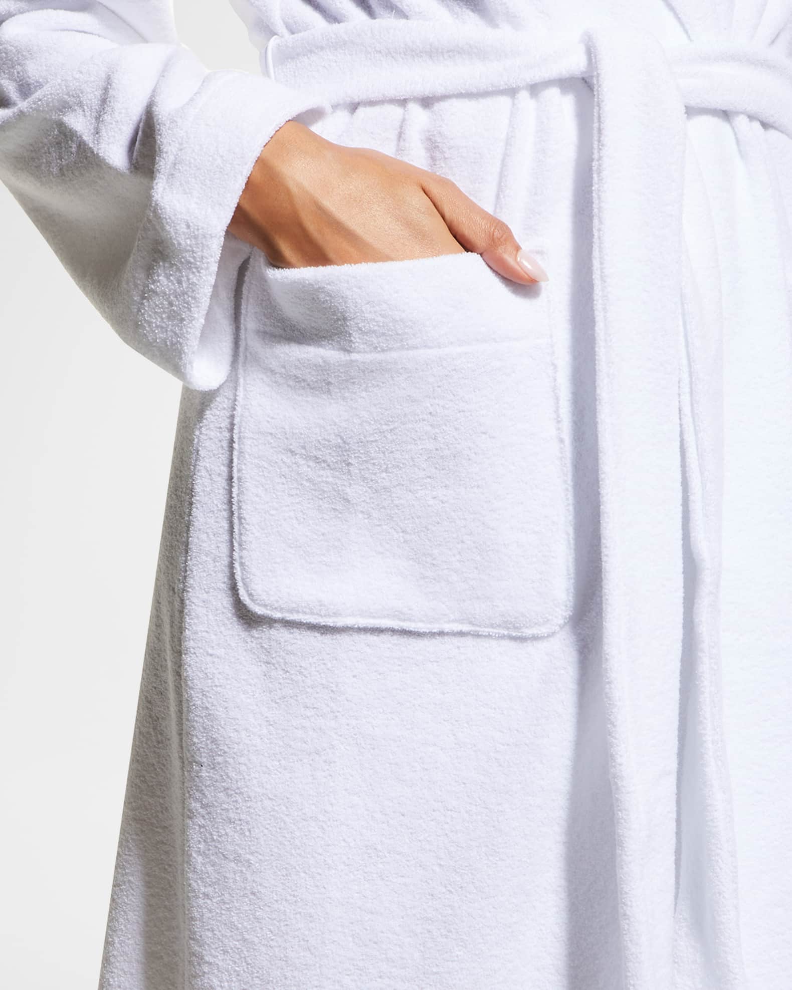 Hanro Plush Short Robe | Neiman Marcus