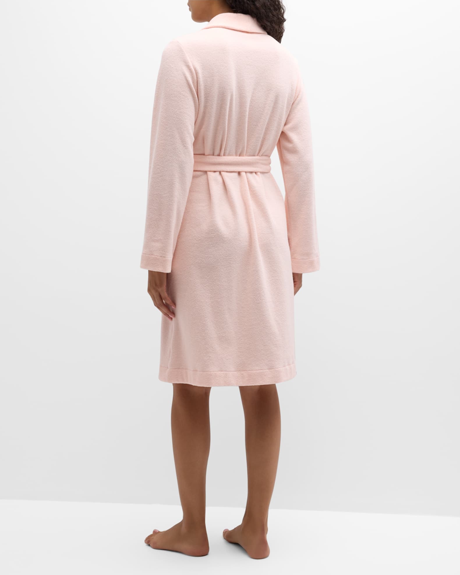 Hanro Plush Short Robe | Neiman Marcus