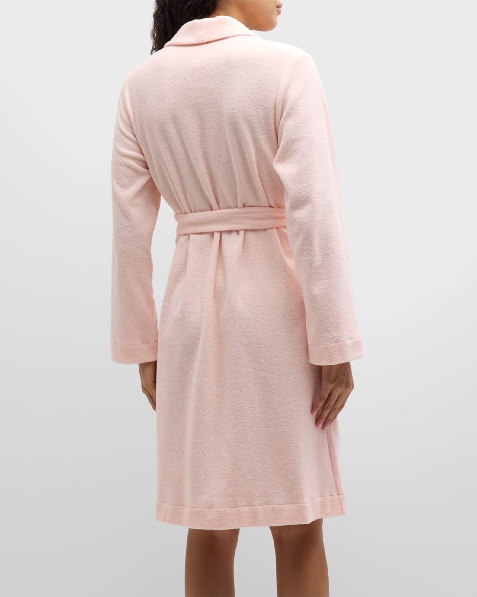 Hanro Plush Short Robe | Neiman Marcus