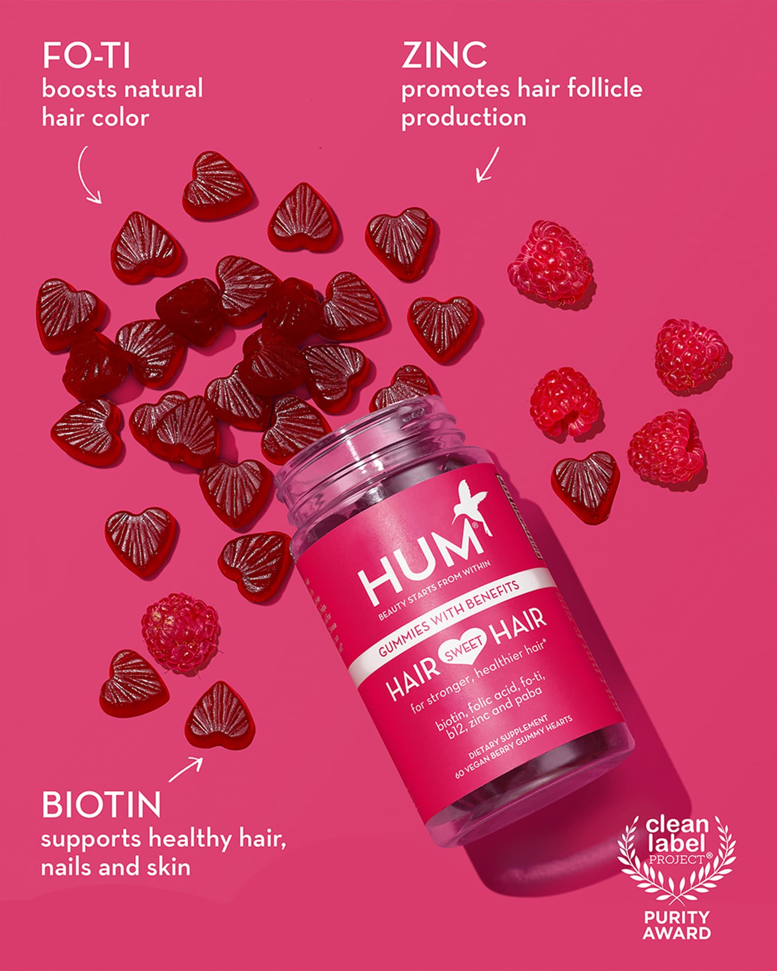 Hum Nutrition Hair Sweet Hair Gummies | Neiman Marcus