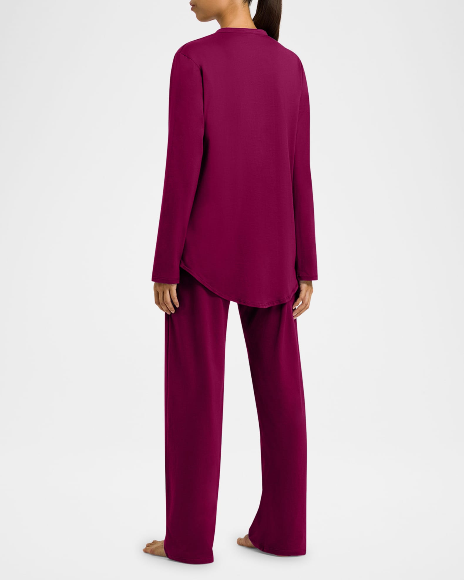 Hanro Cotton Deluxe Pajama Set | Neiman Marcus