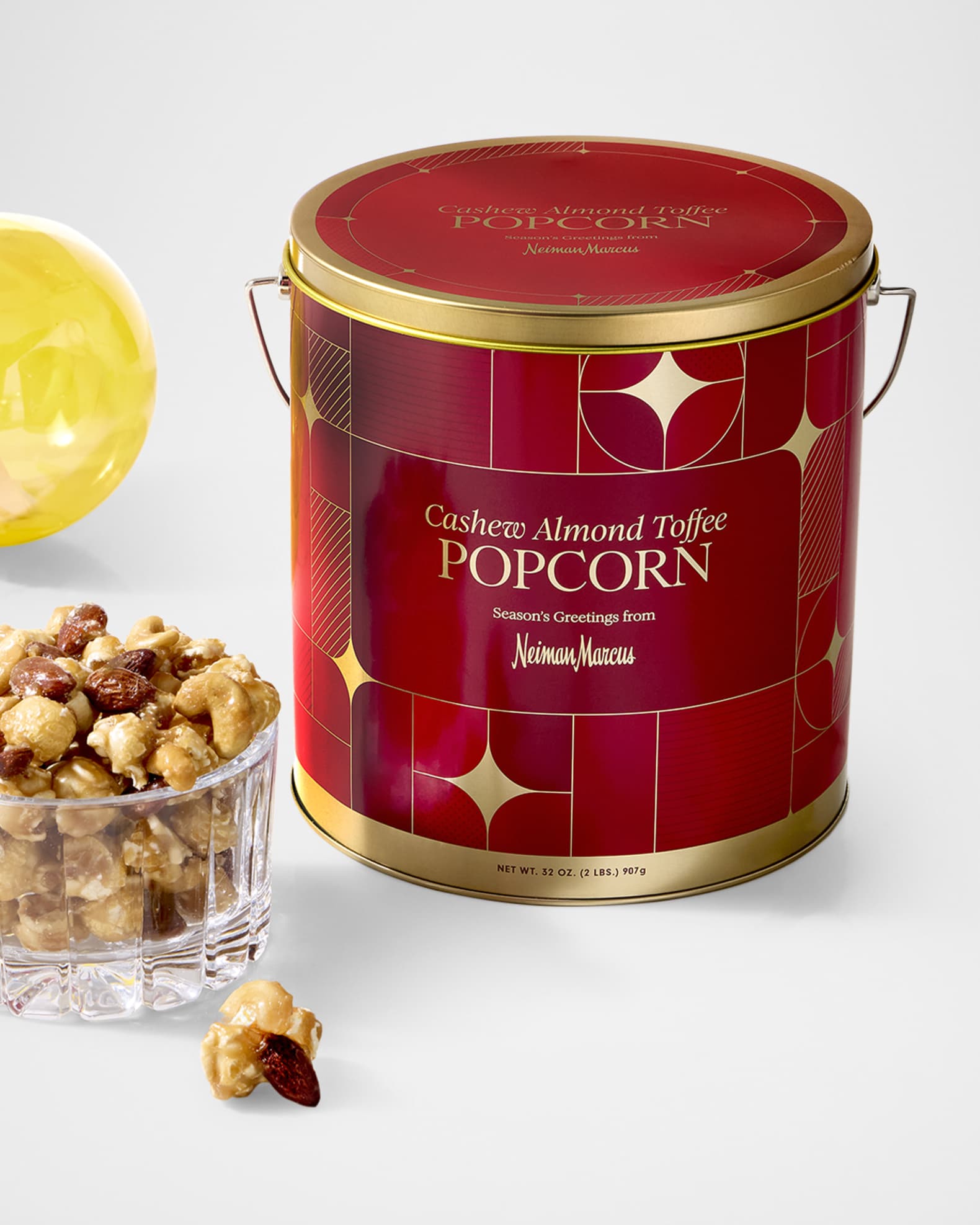 Neiman Marcus Cashew Almond Toffee Popcorn Tin | Neiman Marcus