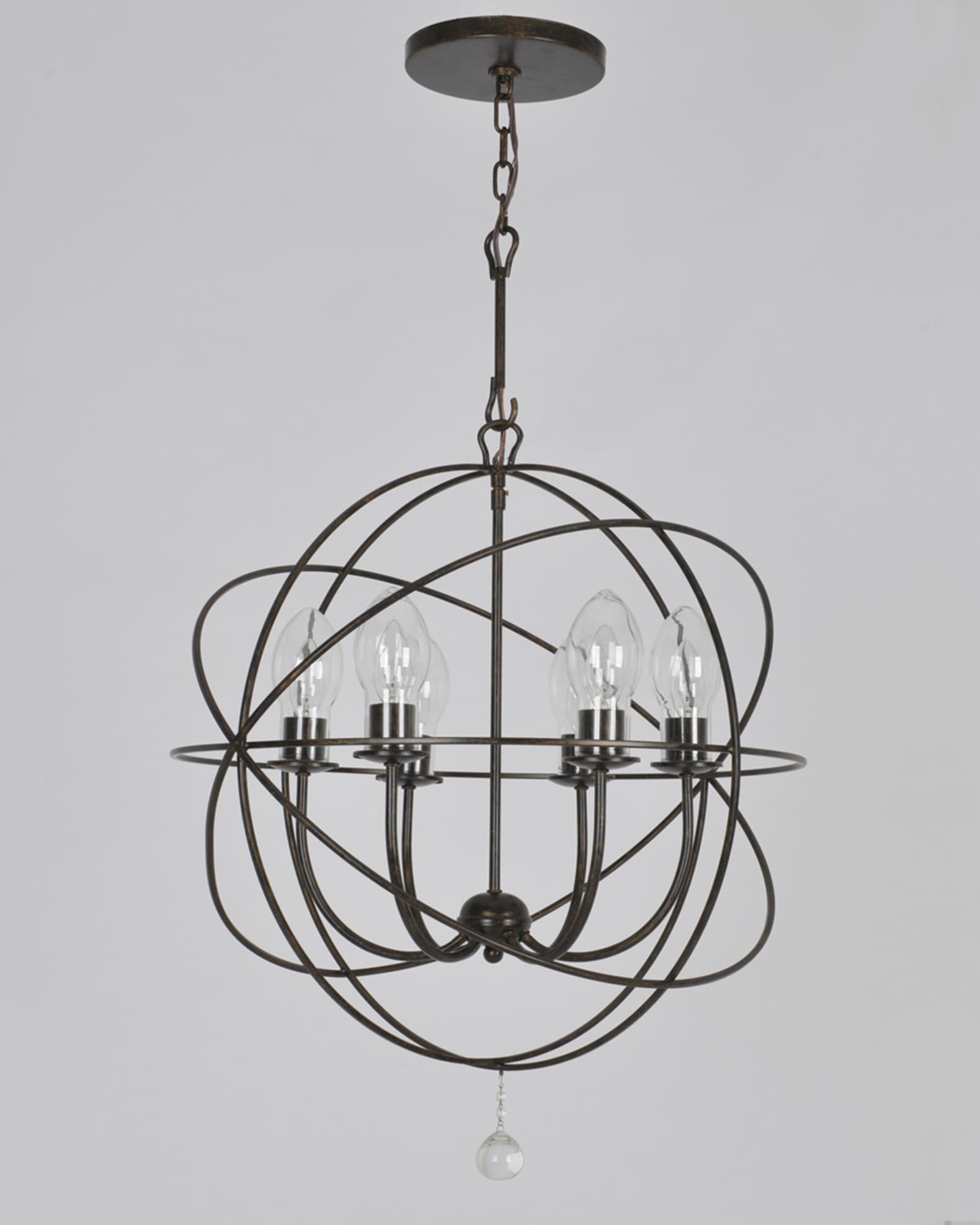 Crystorama Solaris 6-Light Outdoor Chandelier | Neiman Marcus