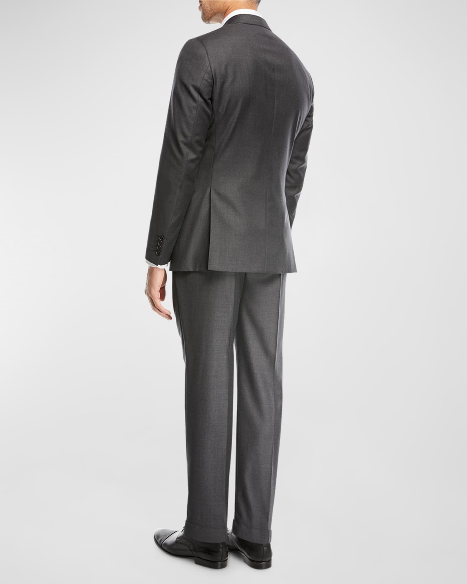Emporio Armani Super 130s Wool Two-Piece Classic Fit Suit | Neiman Marcus