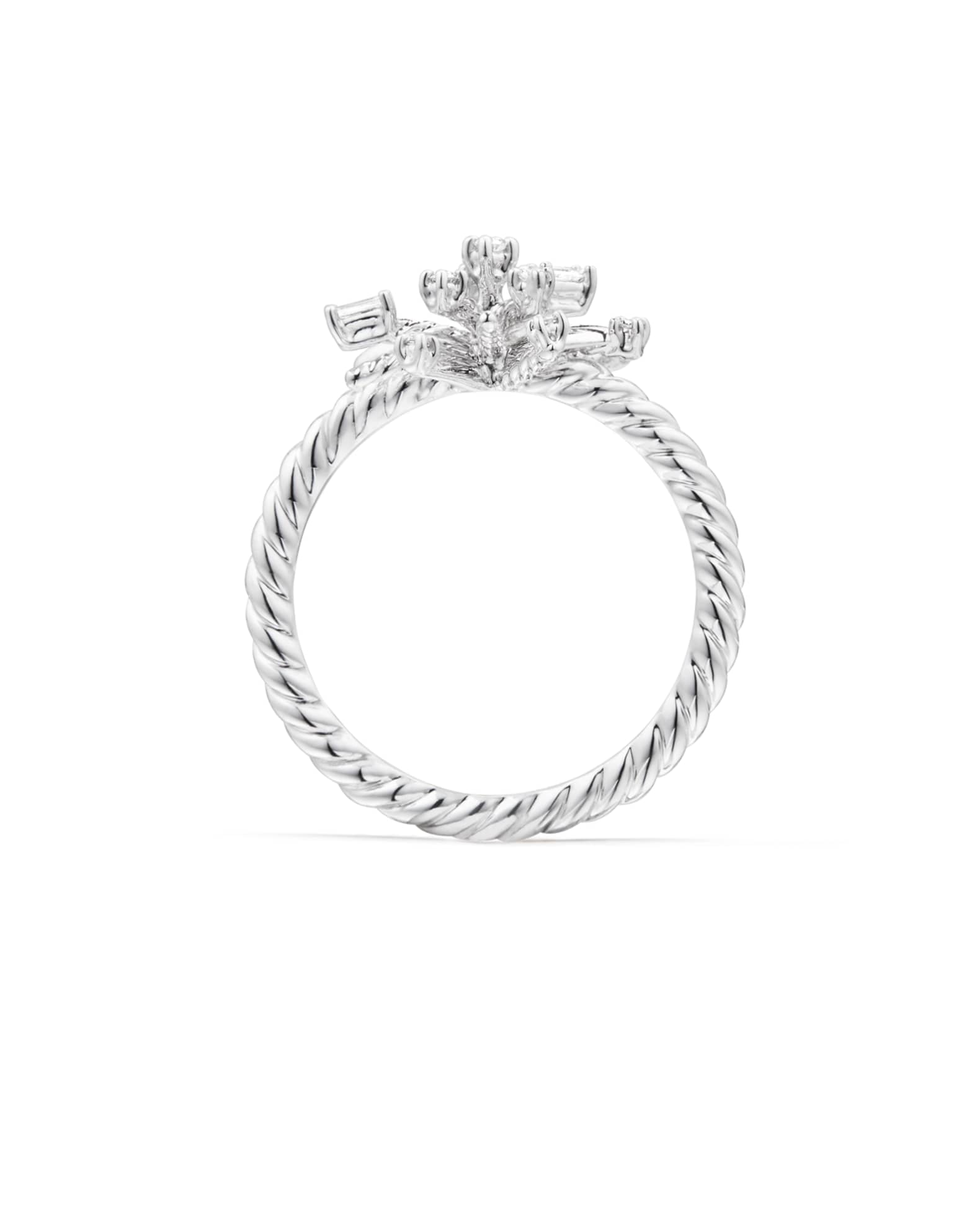 14mm Supernova 18K White Gold Ring With Diamonds | Neiman Marcus