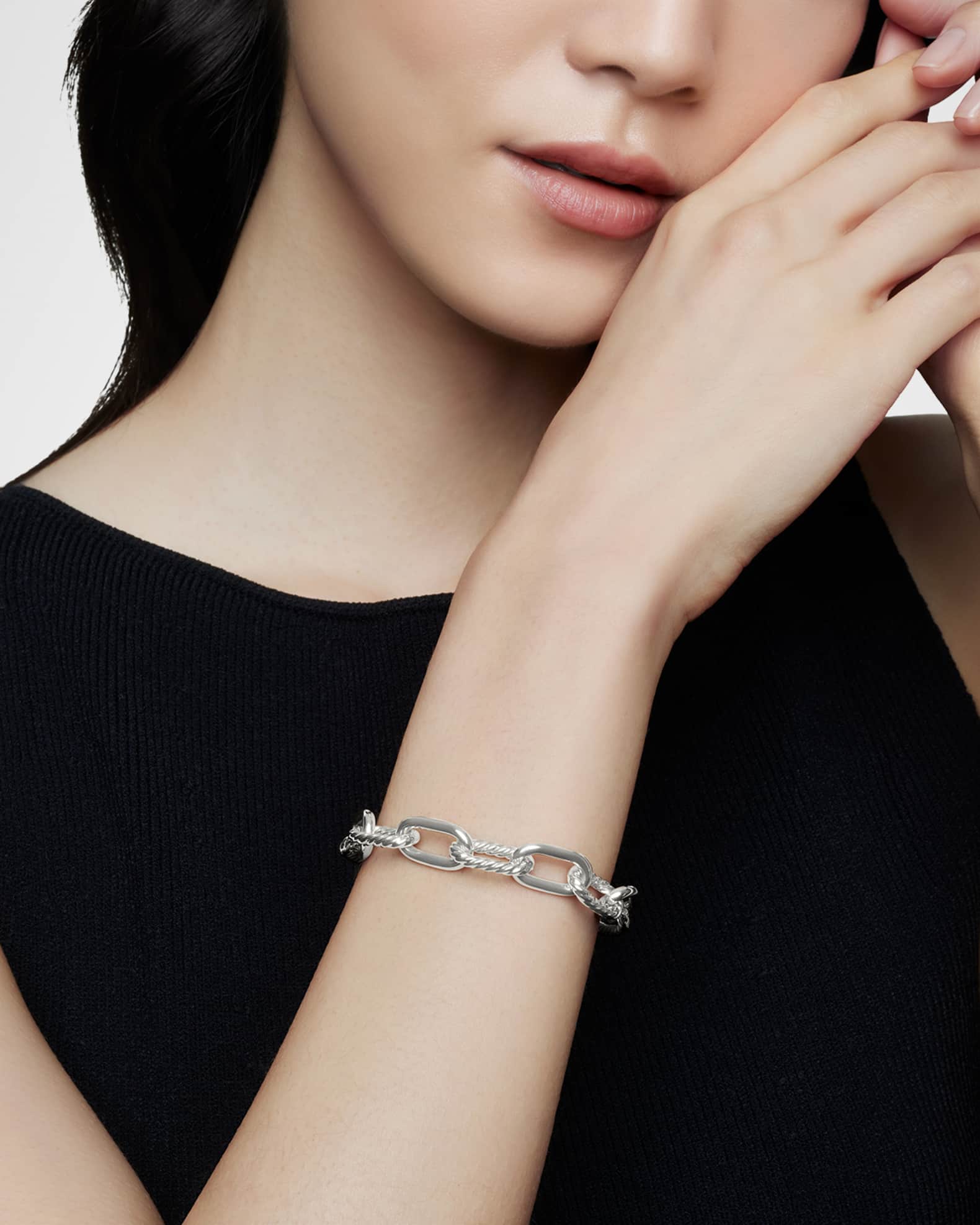 DY Madison Chain Bracelet in Silver 11mm