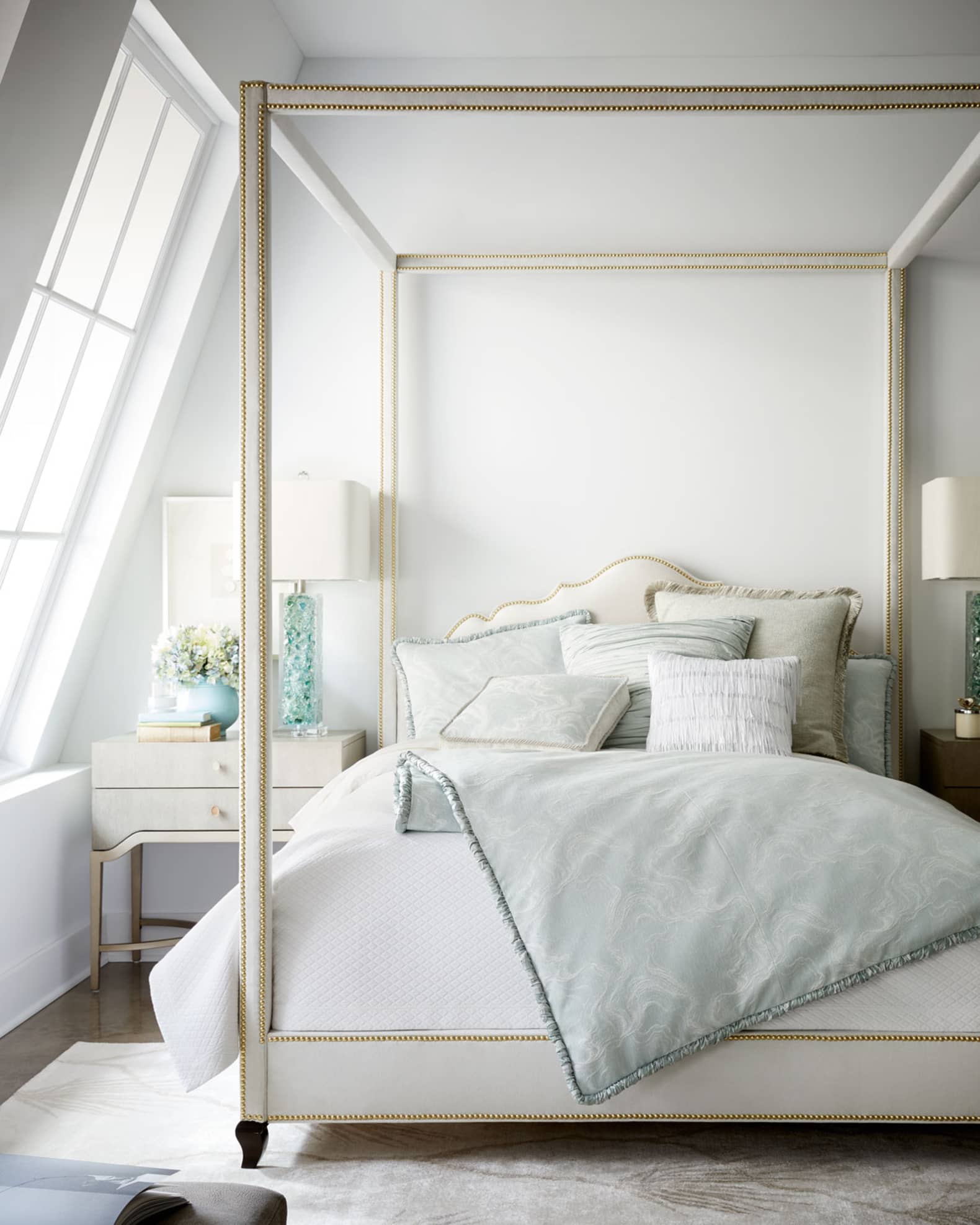 Athena Queen Canopy Bed | Neiman Marcus