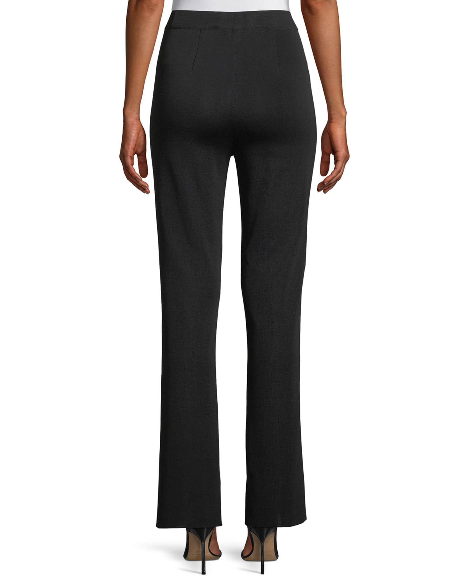 Misook Plus Size Boot-Cut Knit Pants | Neiman Marcus