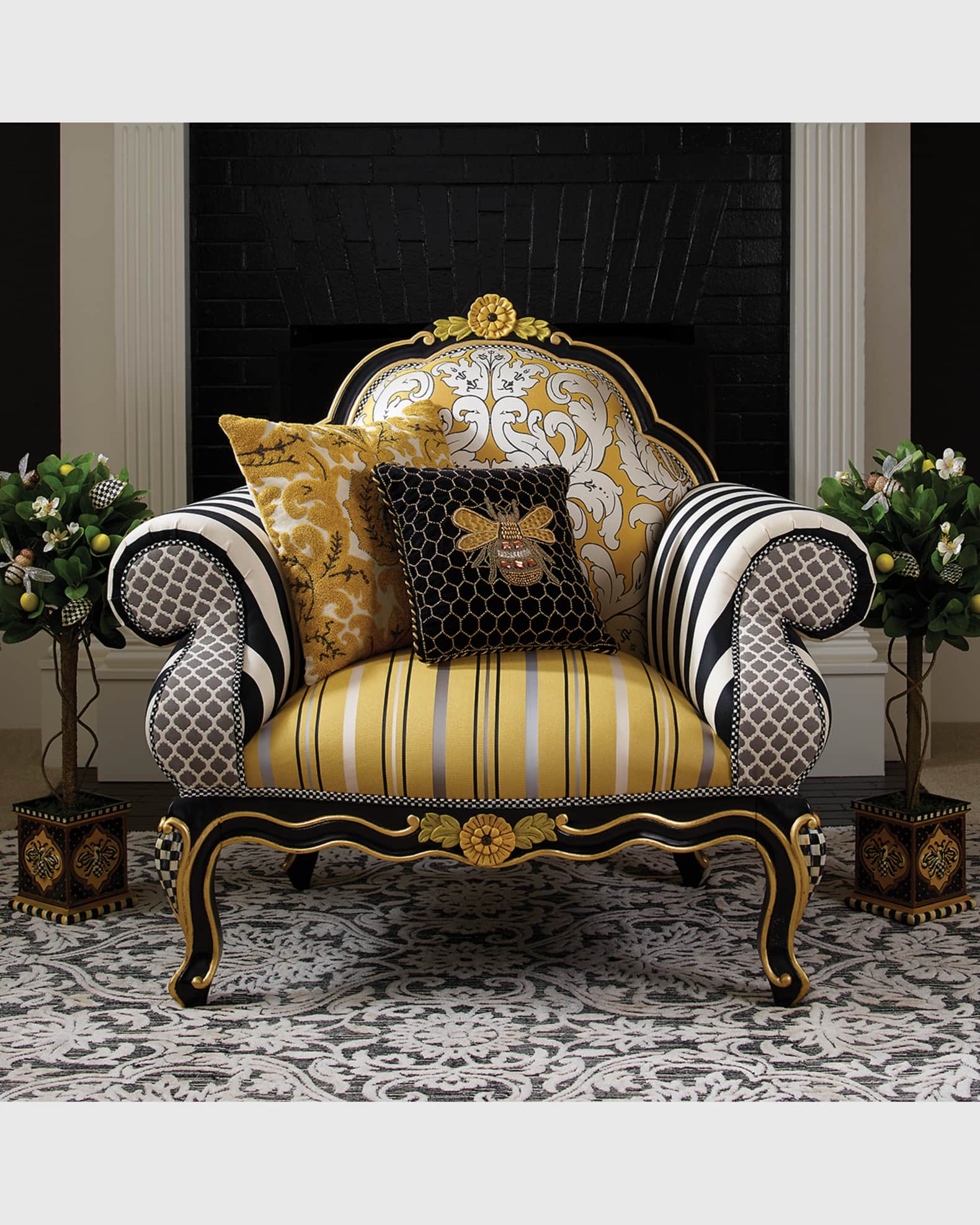 MacKenzie-Childs Queen Bee Chair | Neiman Marcus