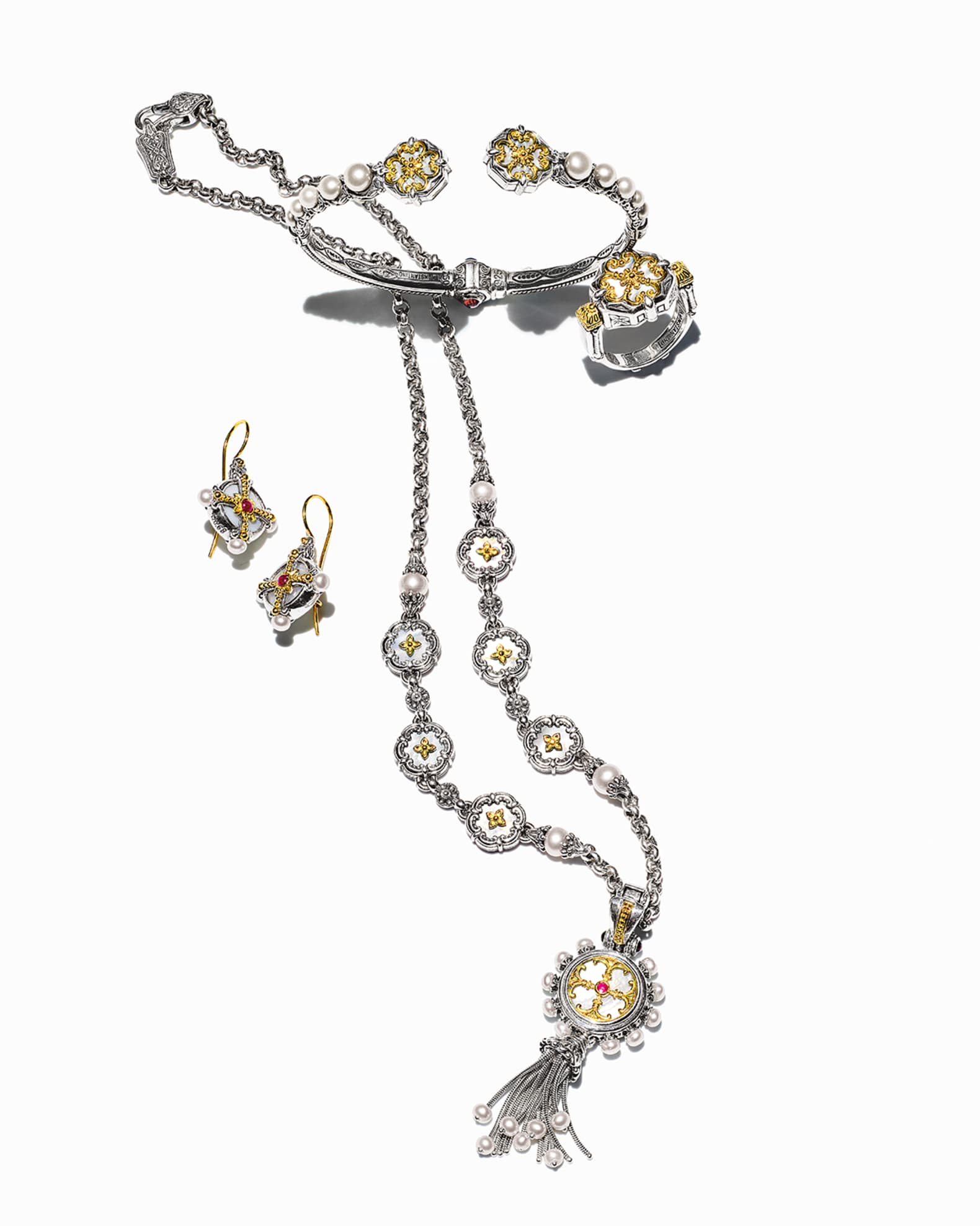 Konstantino Hestia Tassel Pendant | Neiman Marcus