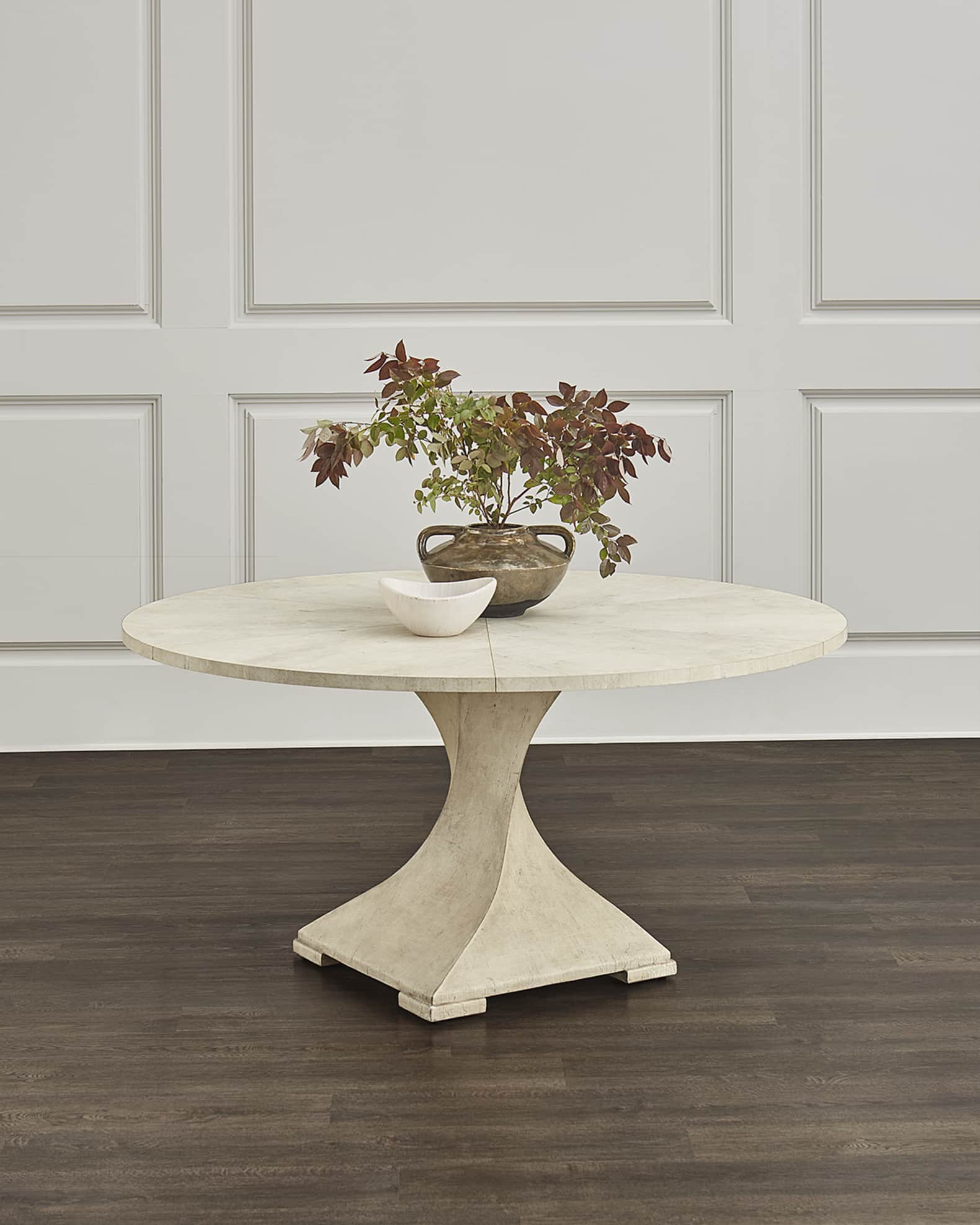 John-Richard Collection Lavertezzo Dining Table, 62" | Neiman Marcus