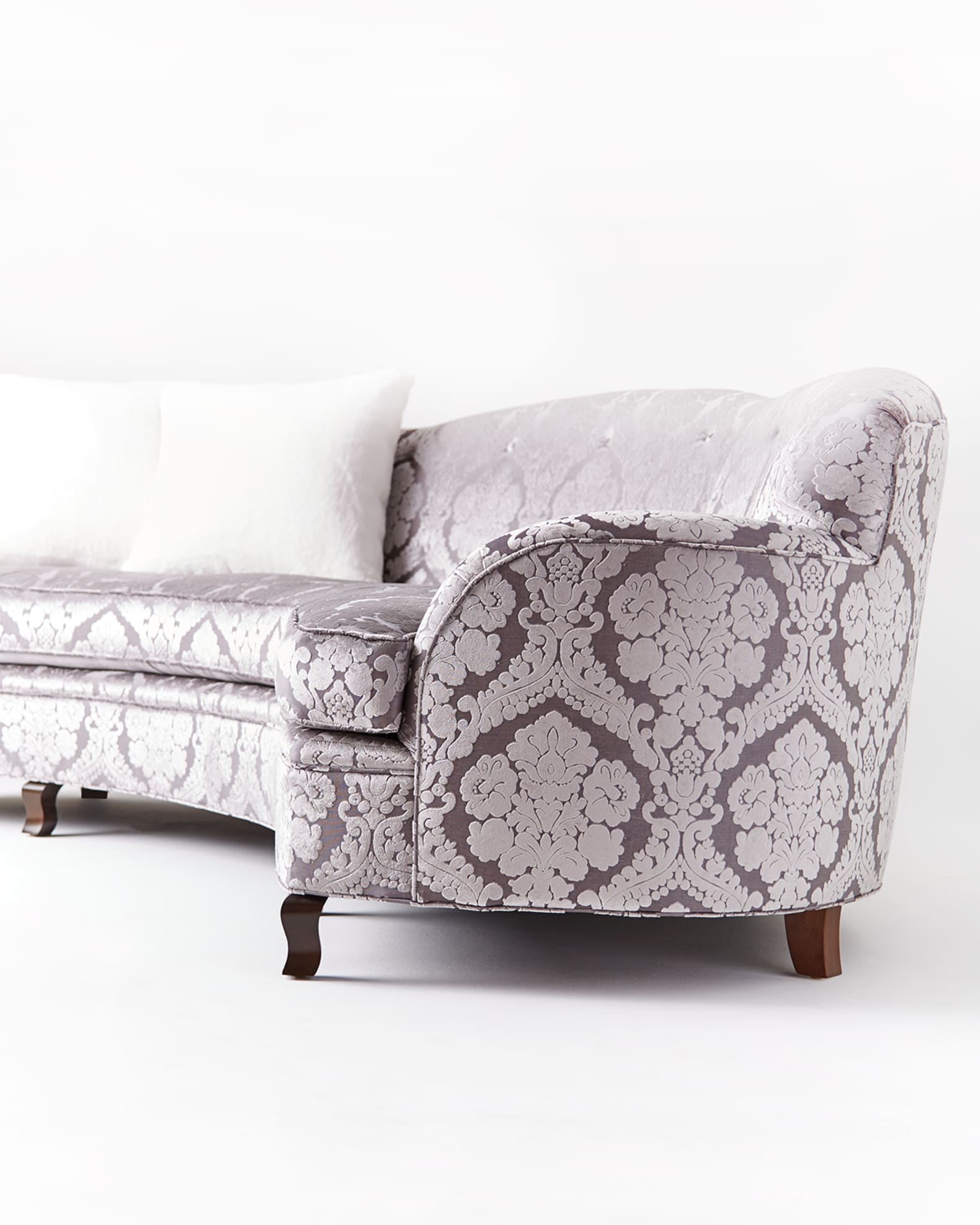 Haute House L'Amour Damask Sofa 118" | Neiman Marcus
