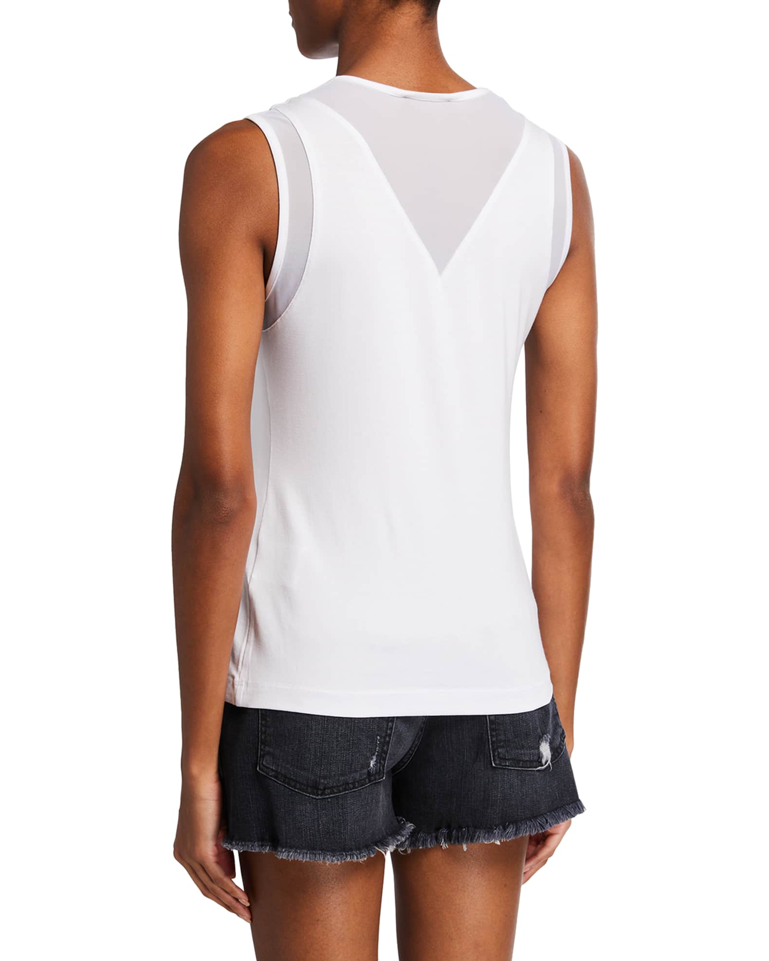Anatomie Flo-Mesh V-Back Tank | Neiman Marcus