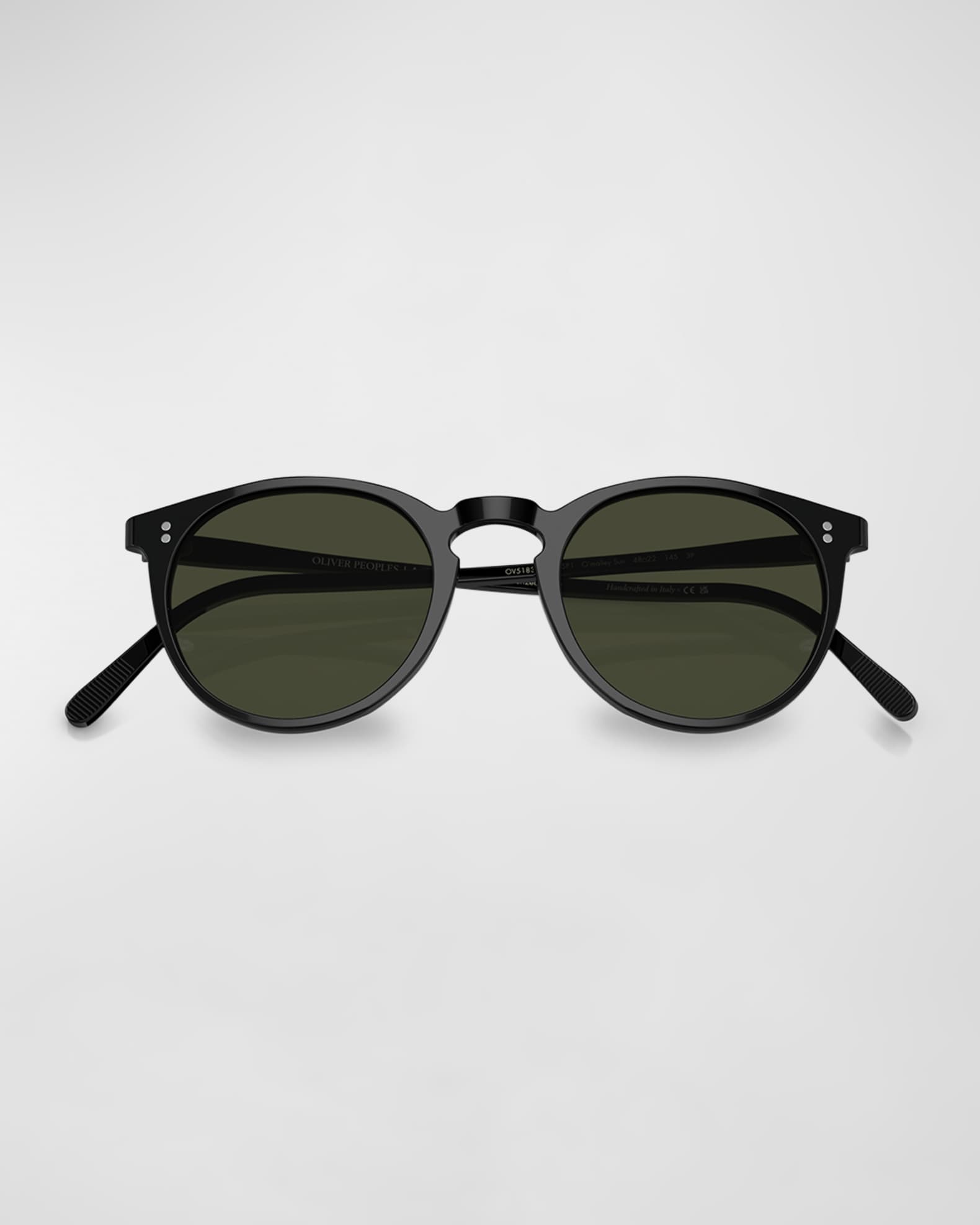 Oliver Peoples O'Malley Round Acetate Sunglasses | Neiman Marcus