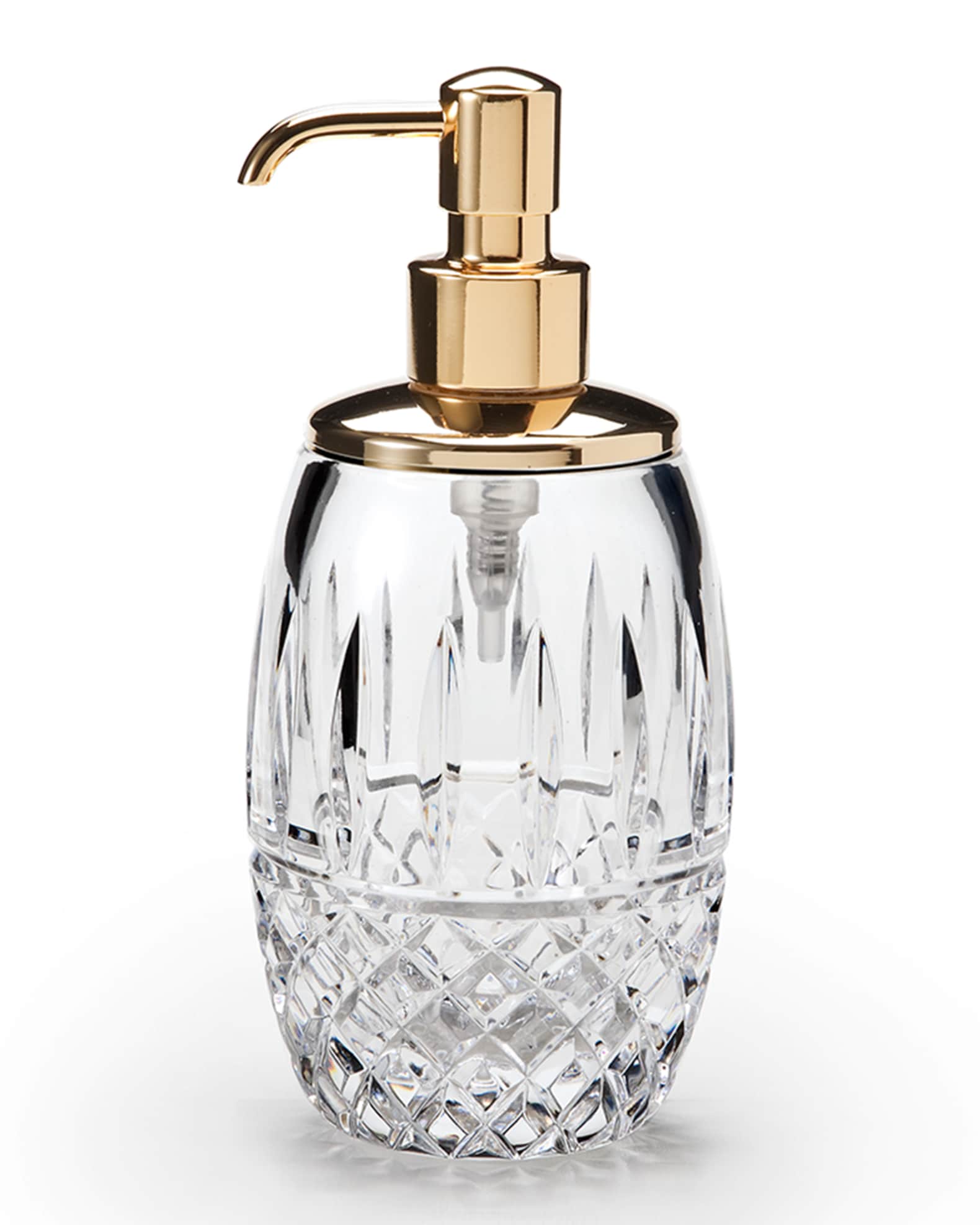 Labrazel Marie Clear Pump Dispenser, Gold | Neiman Marcus