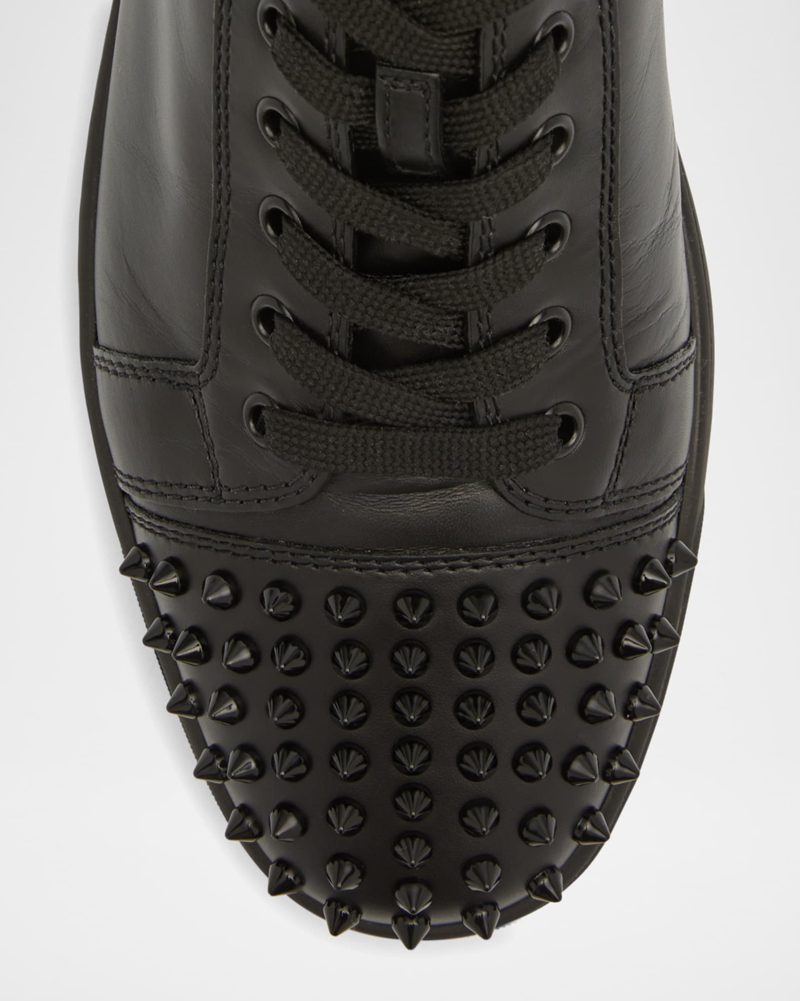 Men's Louis Junior Spiked Low-Top Sneakers | Neiman Marcus