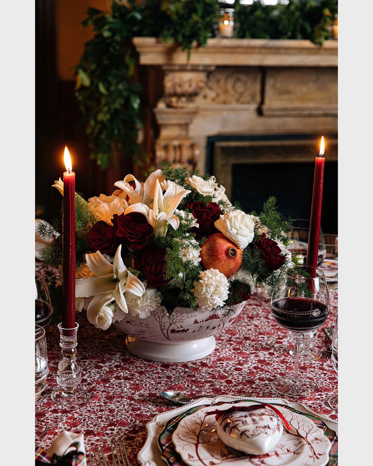 Juliska Country Estate Winter Frolic Ruby 13" Centerpiece Bowl | Neiman ...