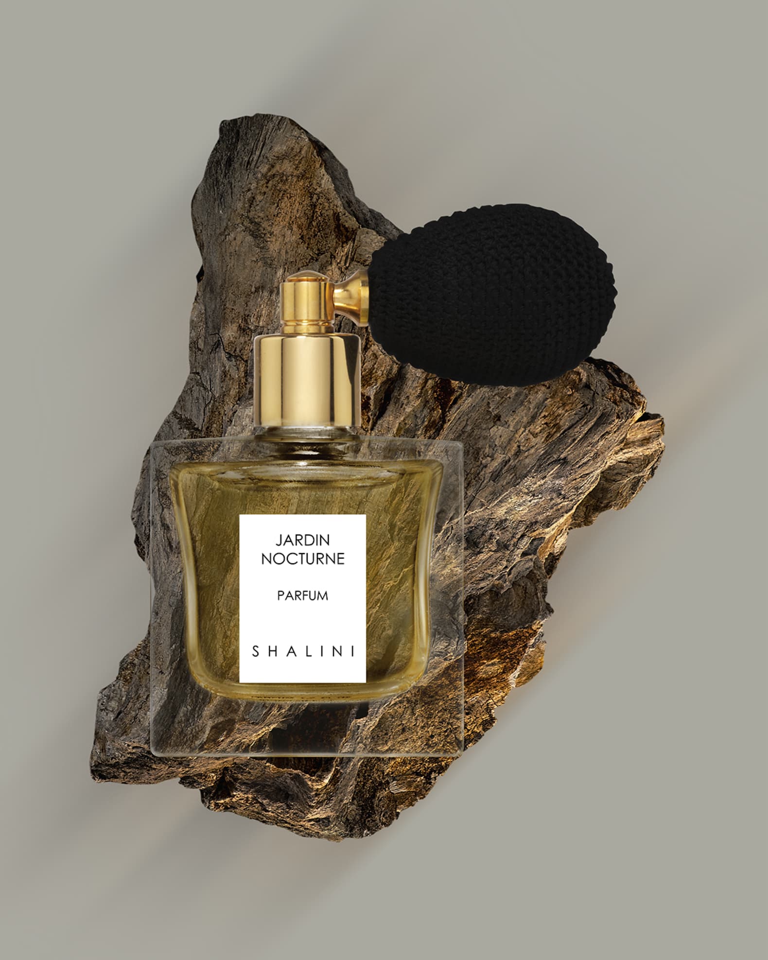 Shalini Parfum Jardin Nocturne Cubique Glass Bottle with Black Bulb ...