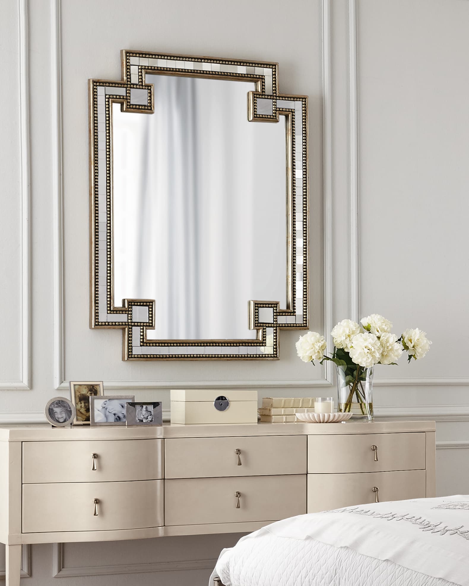 John-Richard Collection Mosaic Mirror | Neiman Marcus