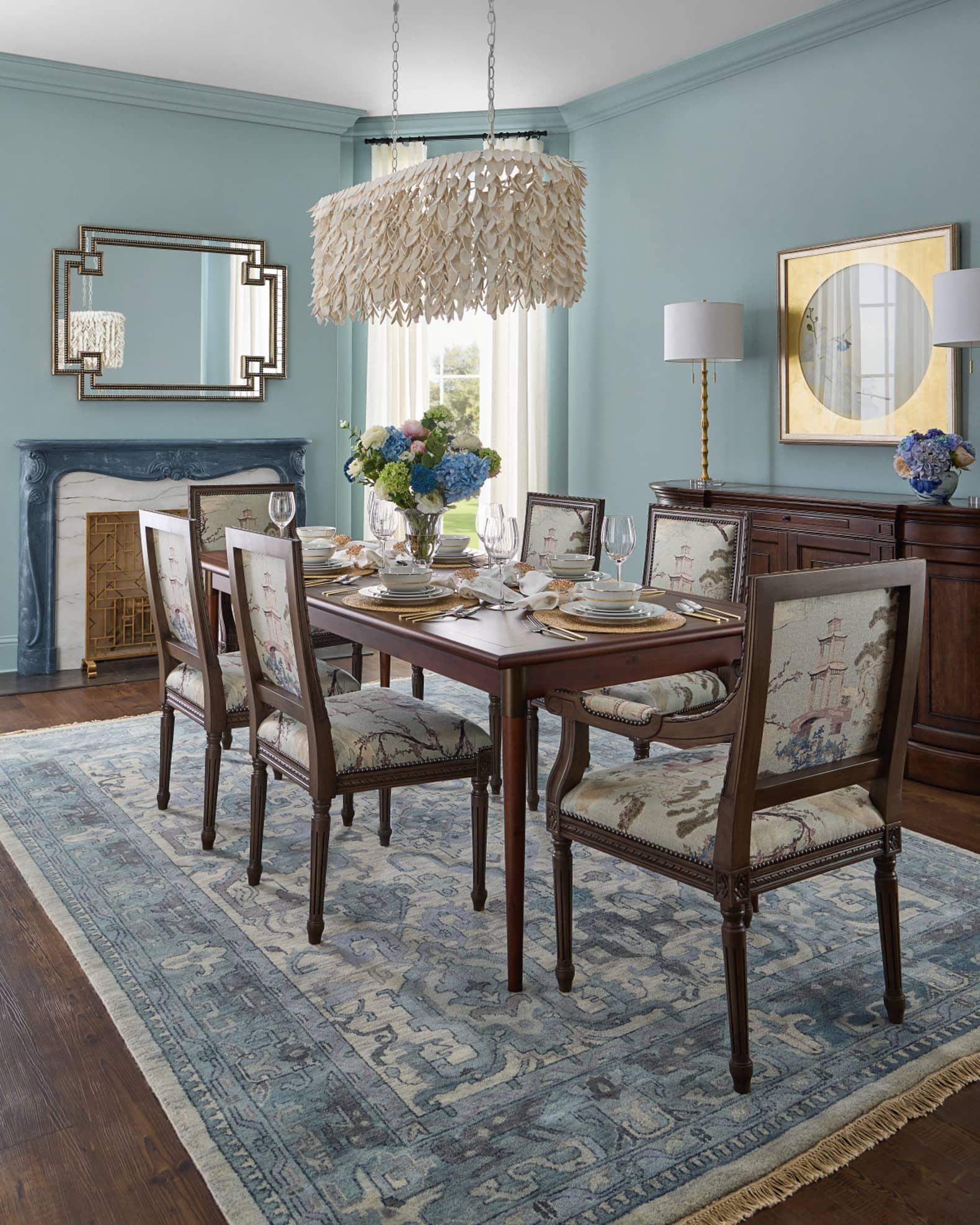 John-Richard Collection Mosaic Mirror | Neiman Marcus