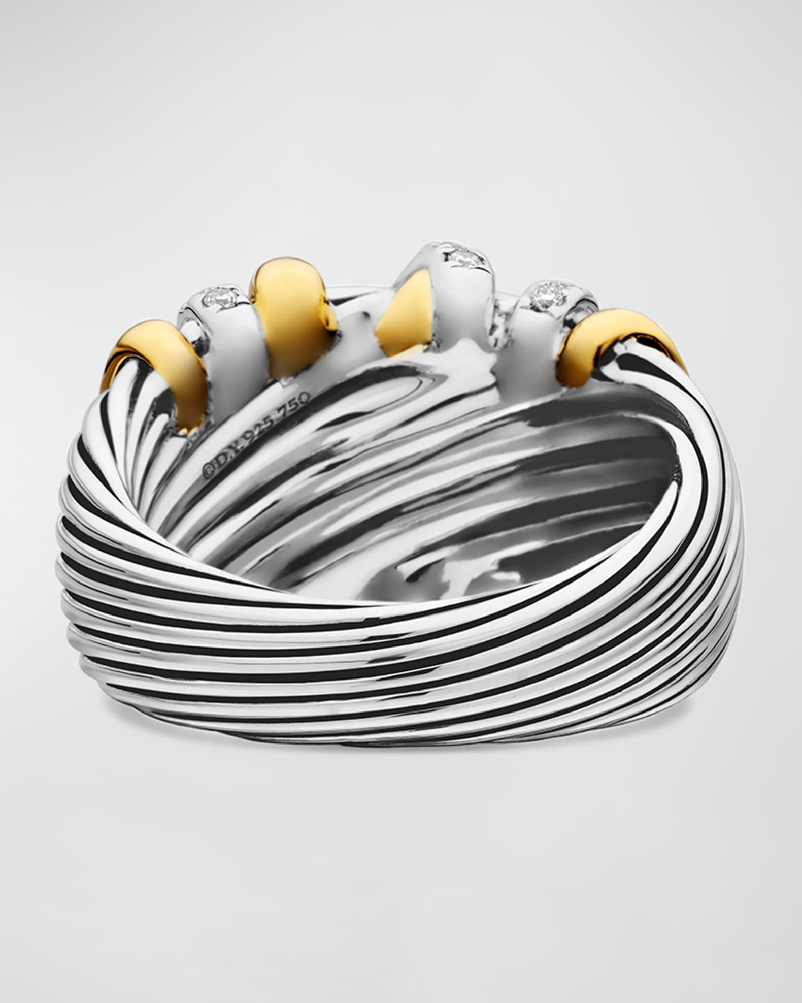 David Yurman 15mm Helena Ring in Silver | Neiman Marcus