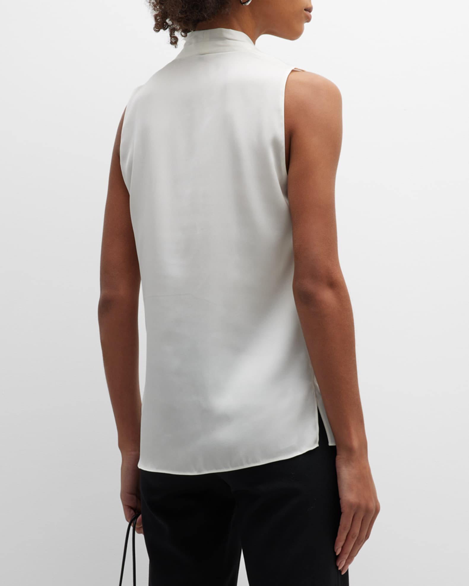 Kobi Halperin Mila Silk-Stretch Sleeveless Top | Neiman Marcus