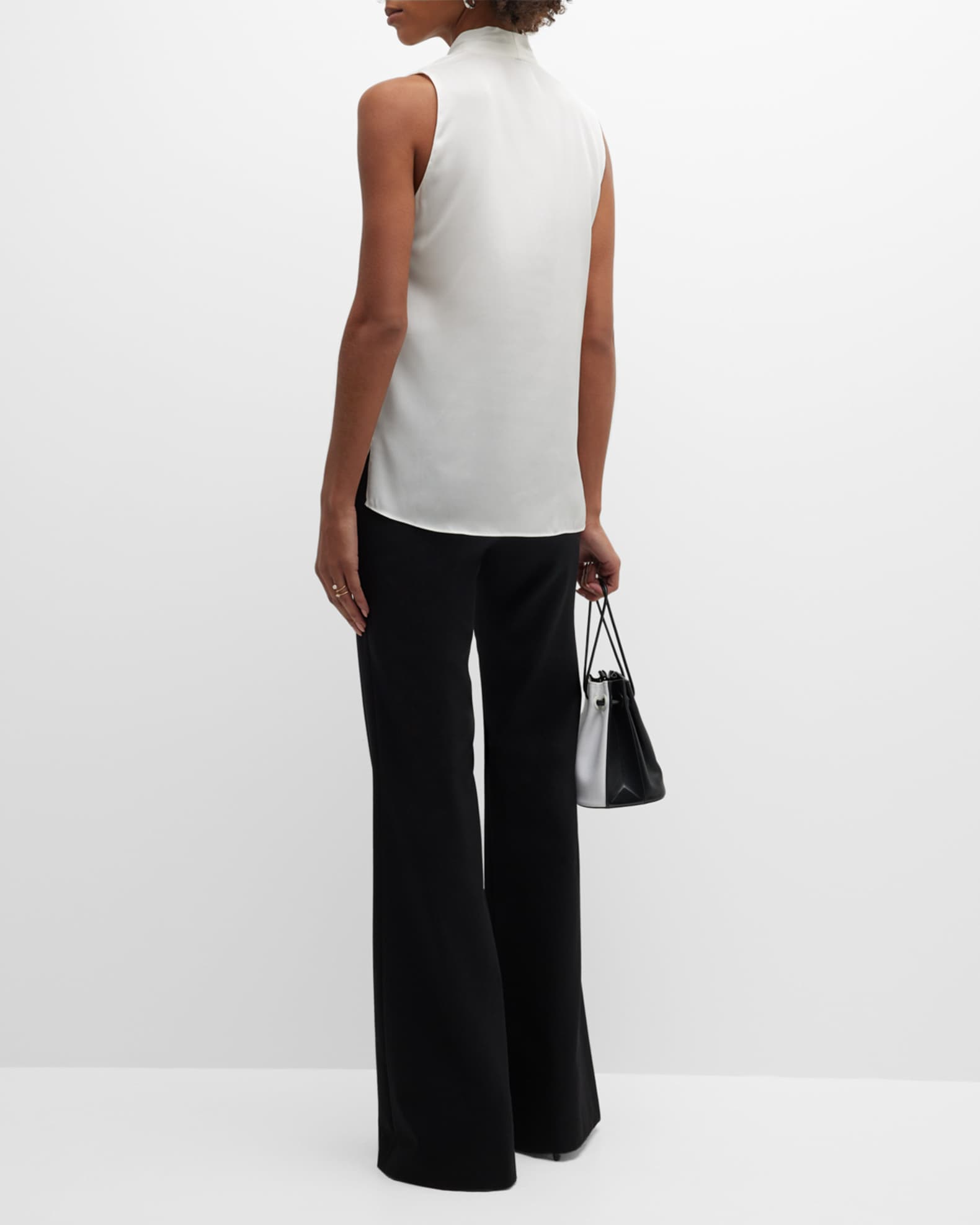 Kobi Halperin Mila Silk-Stretch Sleeveless Top | Neiman Marcus