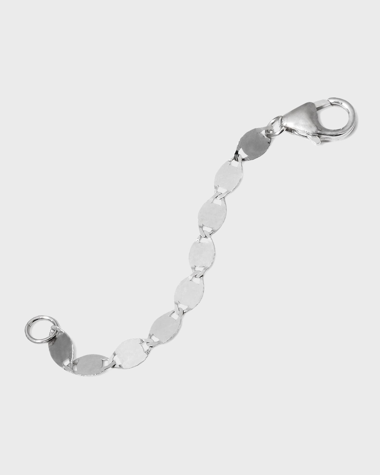 LANA 14K White Gold Extender Chain, 2"L | Neiman Marcus