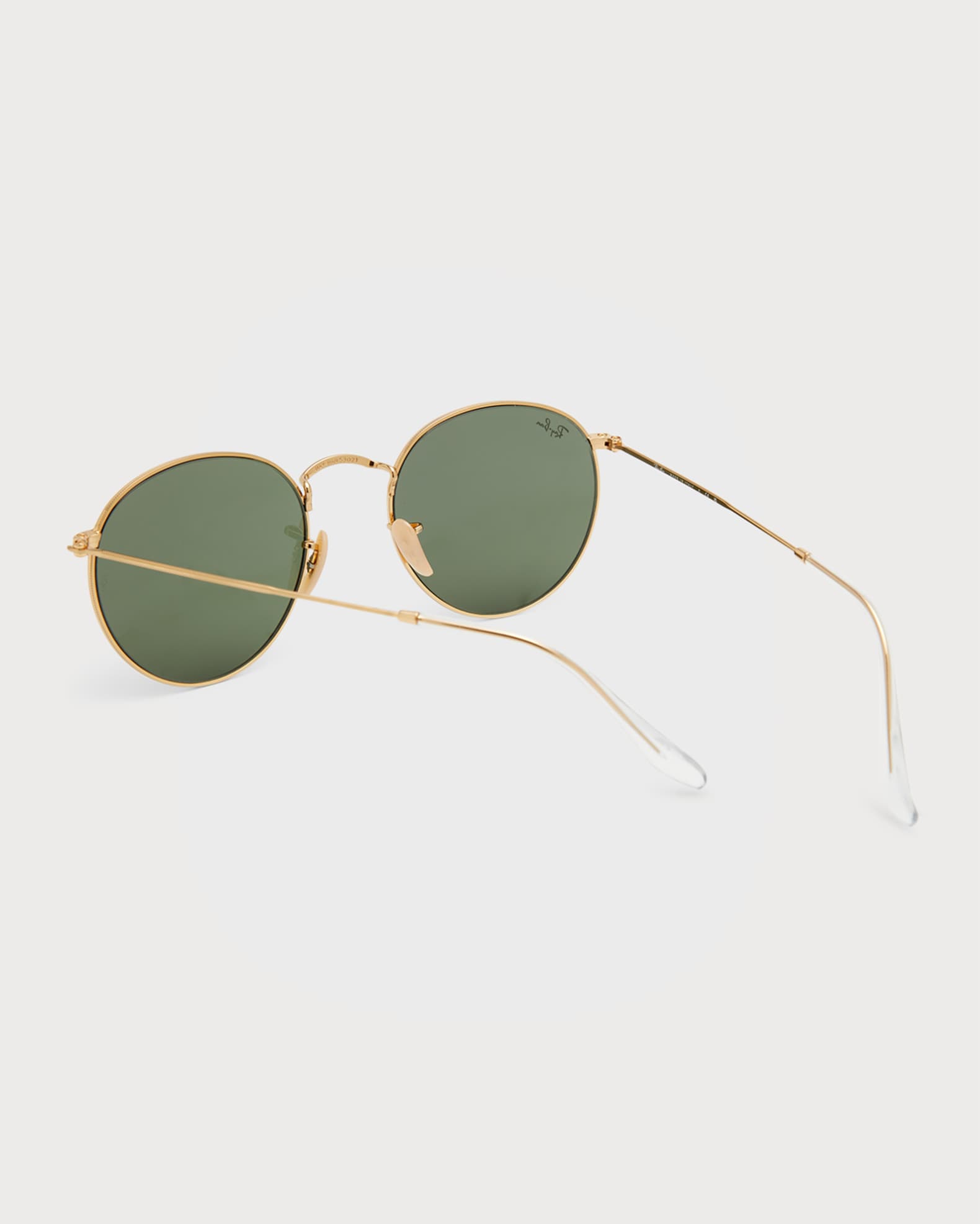 Ray-Ban Round Monochromatic Metal Sunglasses | Neiman Marcus