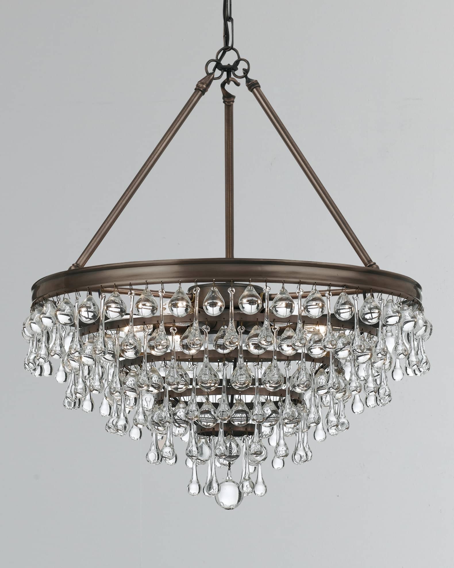 Crystorama Calypso 6-Light Crystal Chandelier | Neiman Marcus