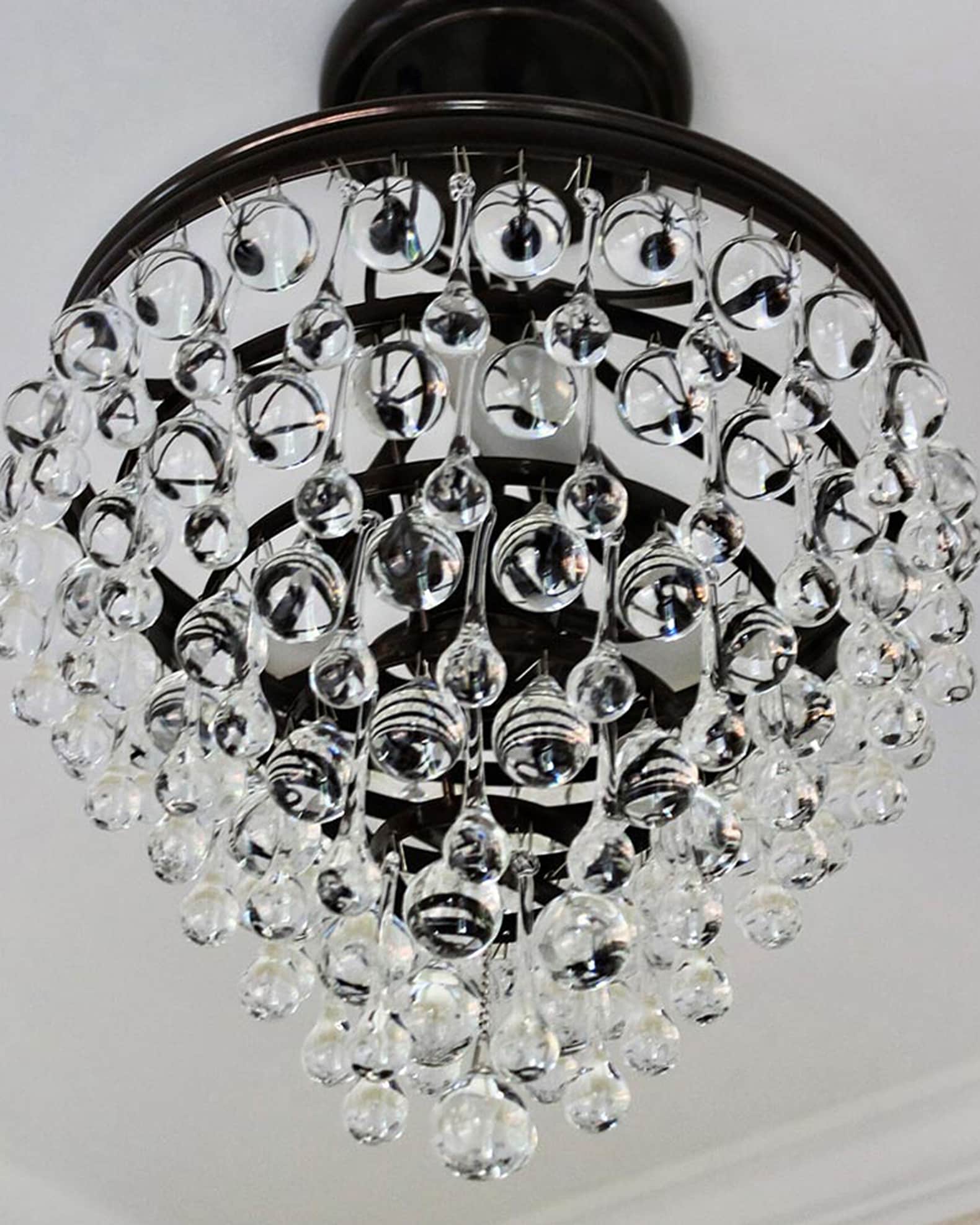 Crystorama Calypso 3-Light Crystal Mini Chandelier | Neiman Marcus