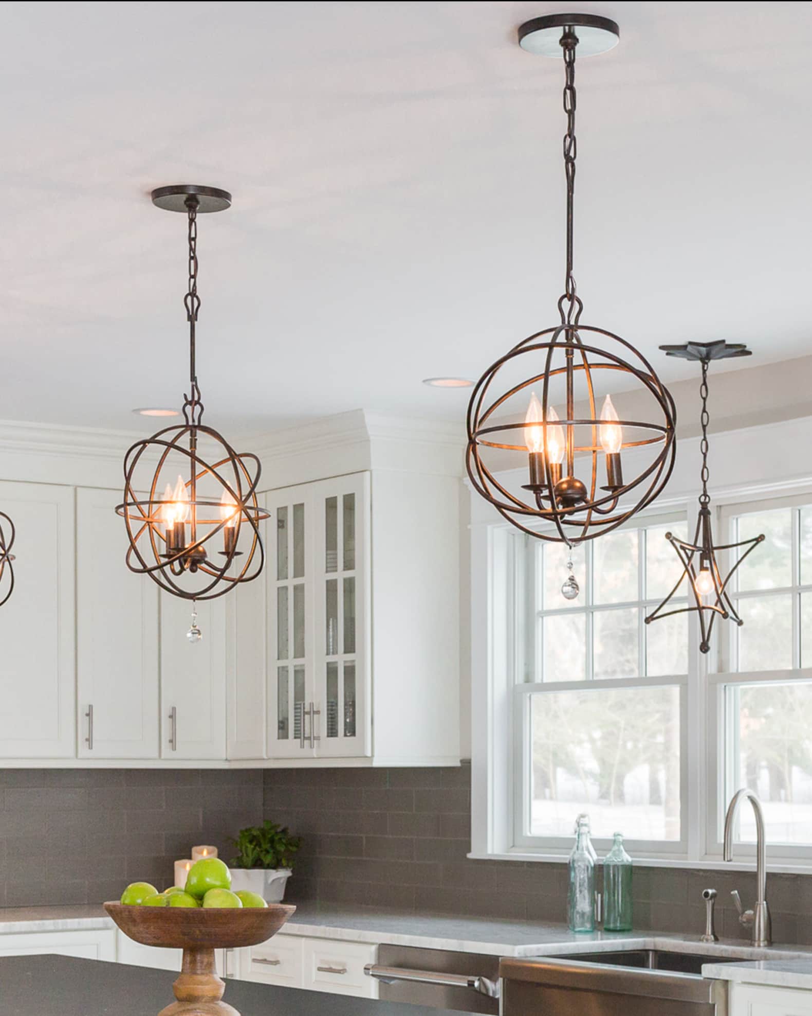 Crystorama Solaris 3-Light Mini Chandelier | Neiman Marcus