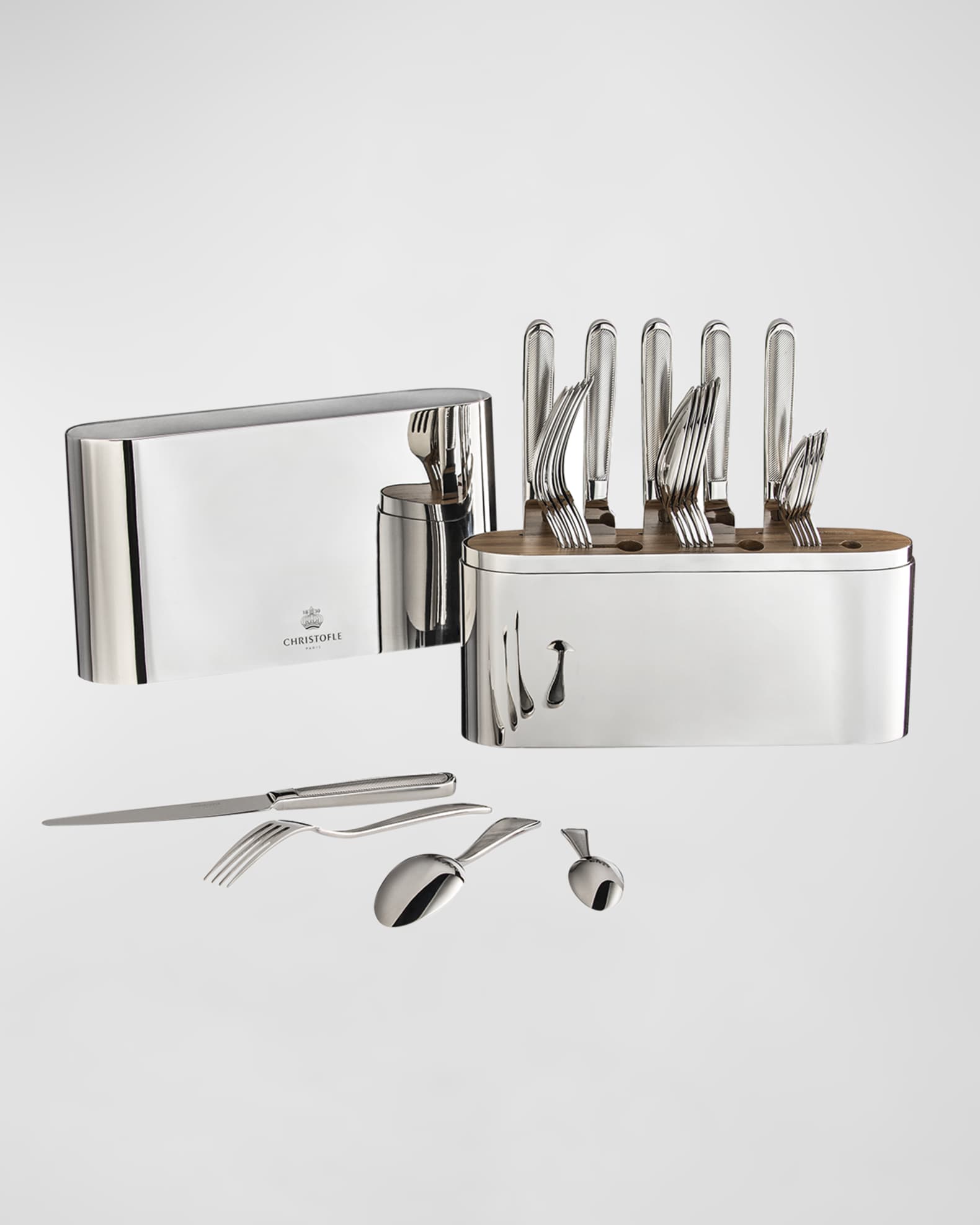Christofle Concorde 24-Piece Flatware Set | Neiman Marcus