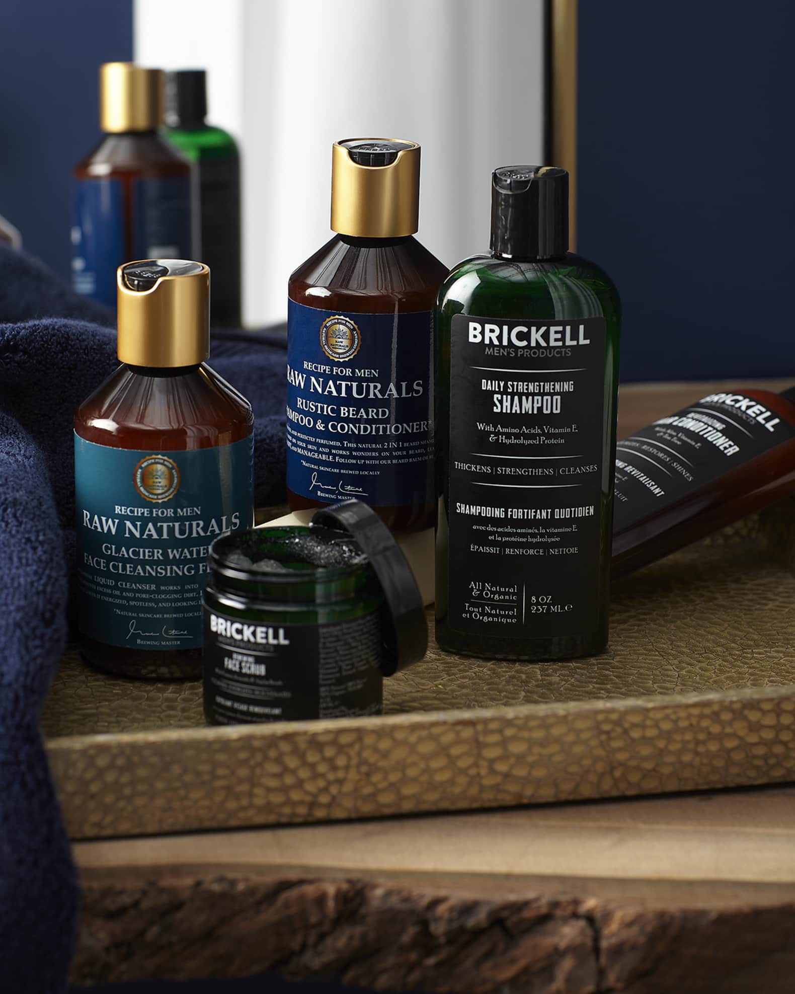 Brickell Men's Products 8 oz. Daily Strengthening Shampoo | Neiman Marcus