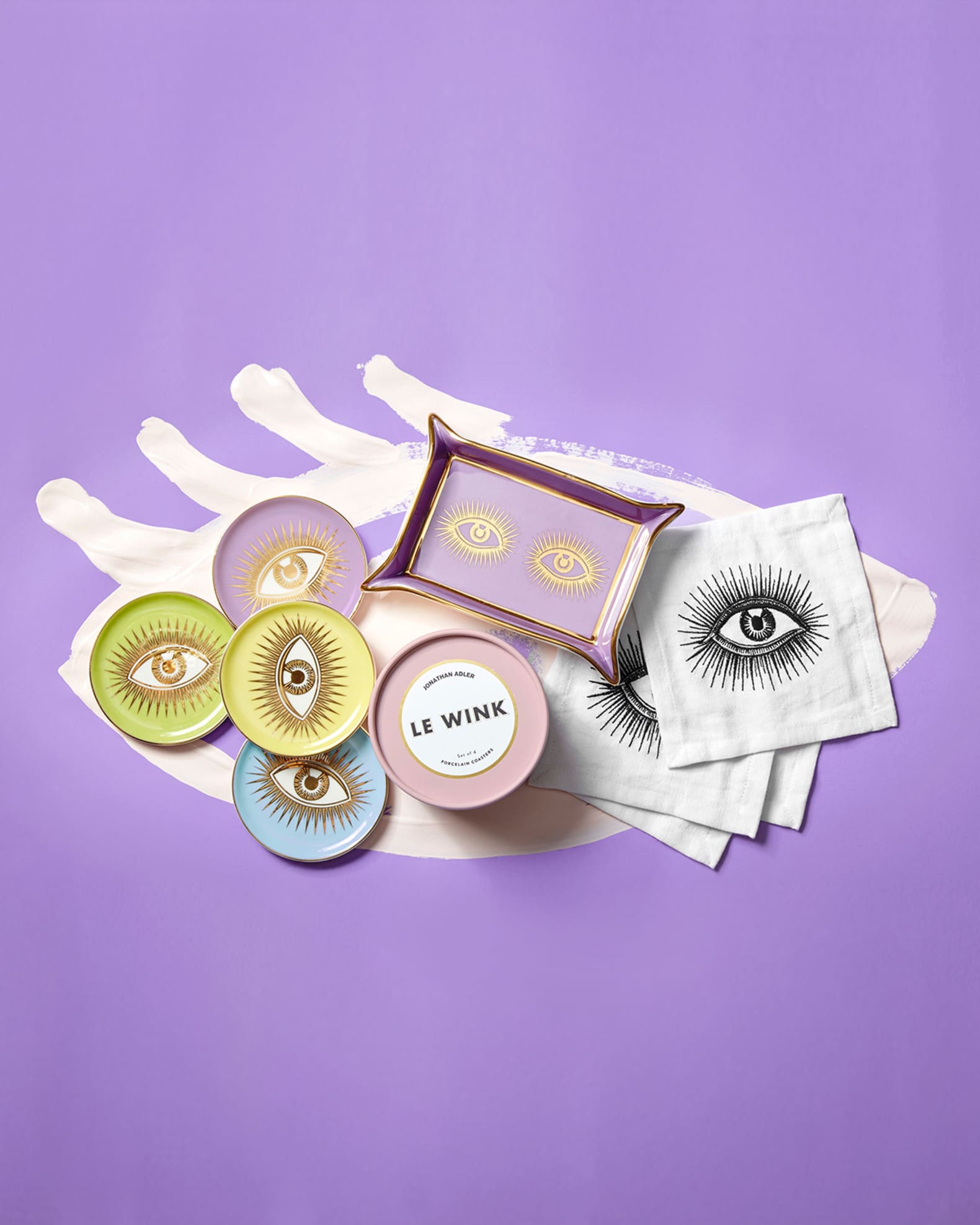 Jonathan Adler Eyes Coaster Set | Neiman Marcus