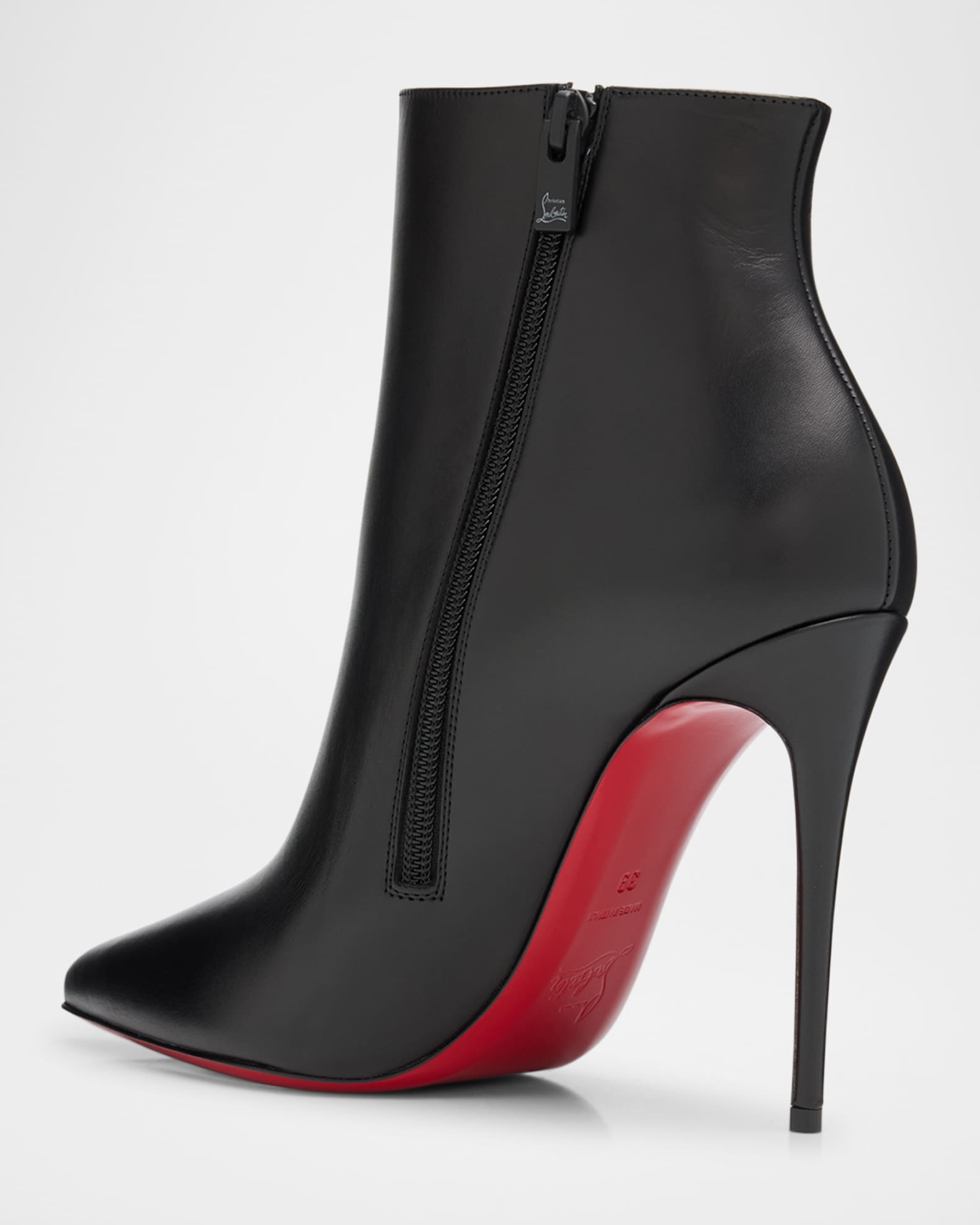 Christian Louboutin 100mm So Kate Calfskin Booties | Neiman Marcus