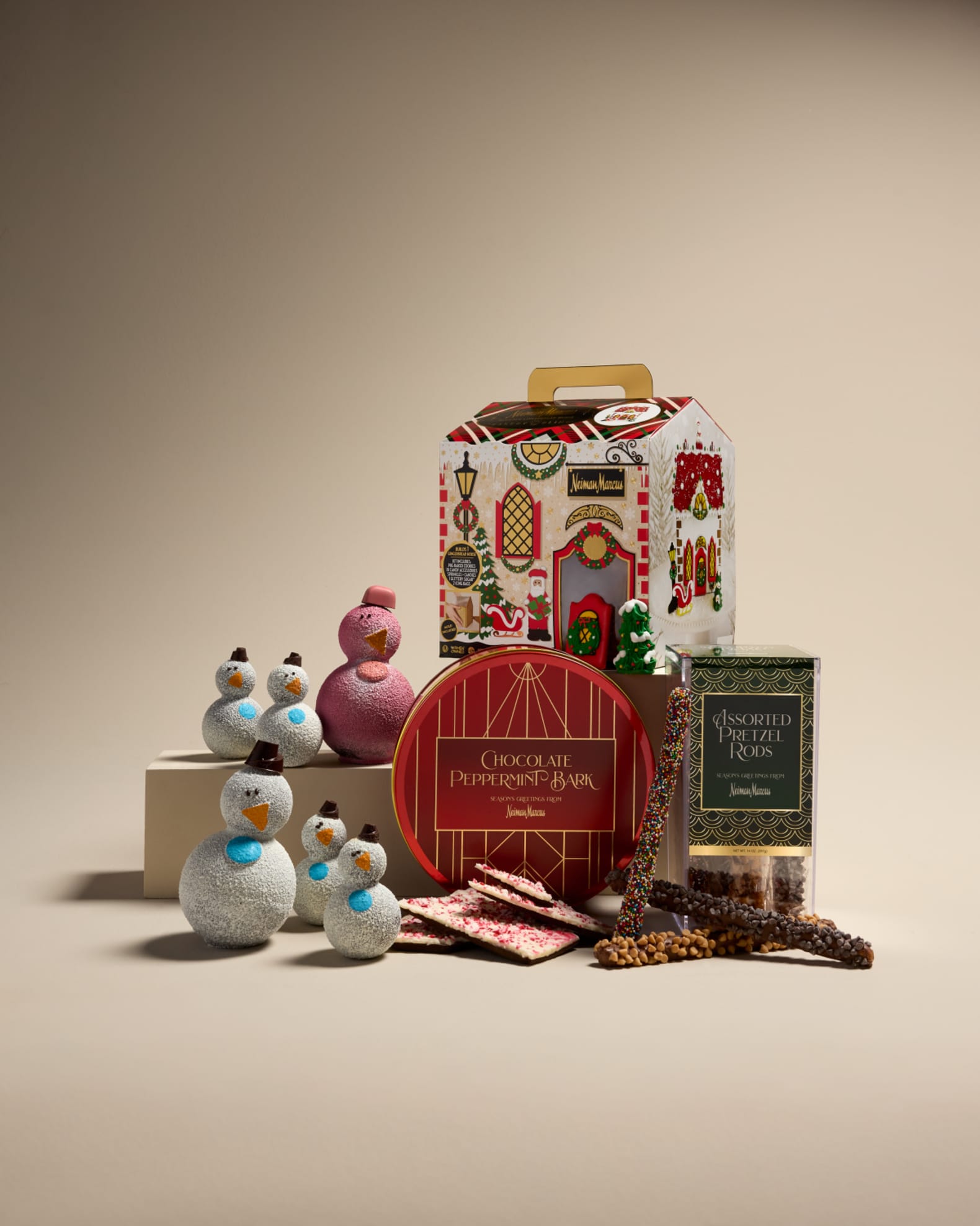 Kate Weiser Chocolate Carl the Drinking Chocolate Snowman | Neiman Marcus
