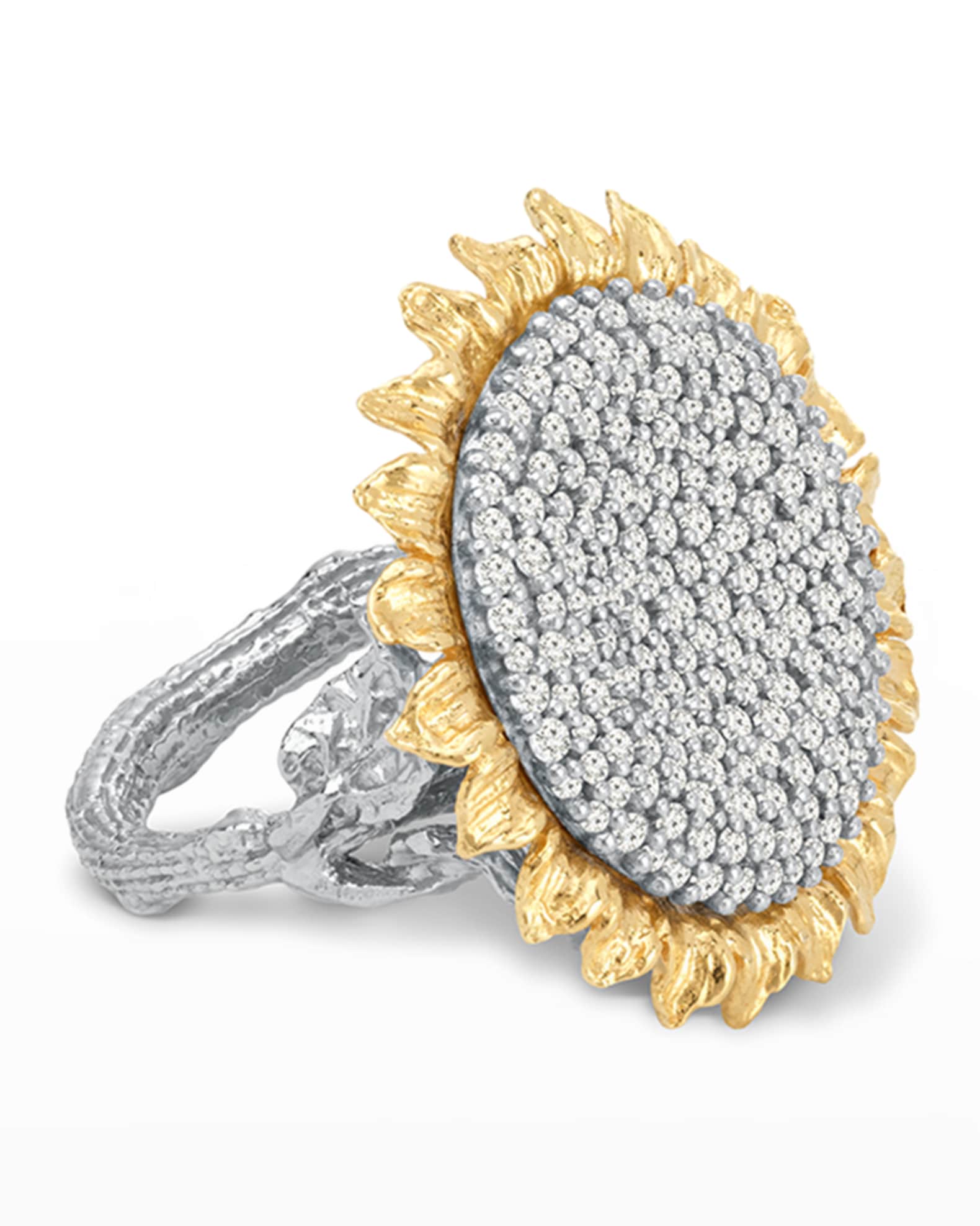 Michael Aram 18k Vincent Ring w/ Diamonds, Size 7 | Neiman Marcus