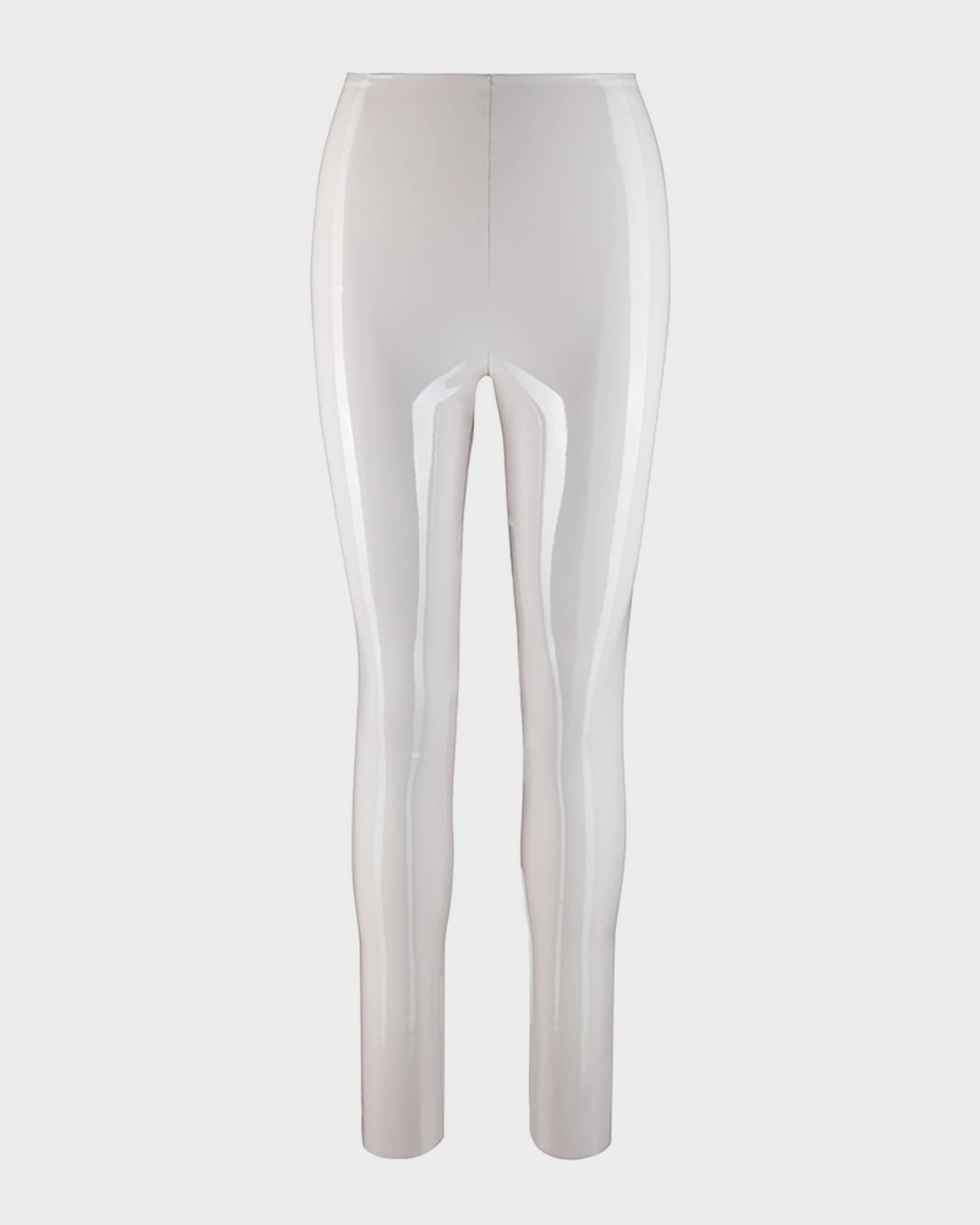 Commando Classic Patent Faux-Leather Firming Leggings | Neiman Marcus