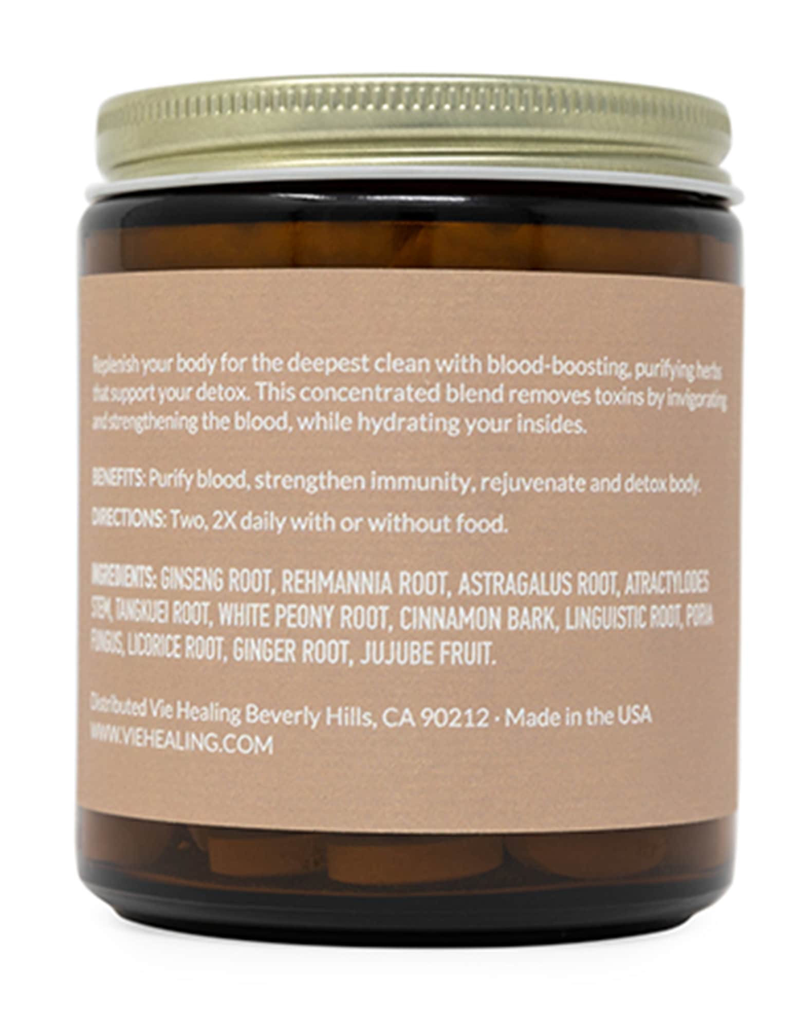 Vie Healing Paidu Detox Adaptogenic Supplements, 120 Tablets | Neiman ...