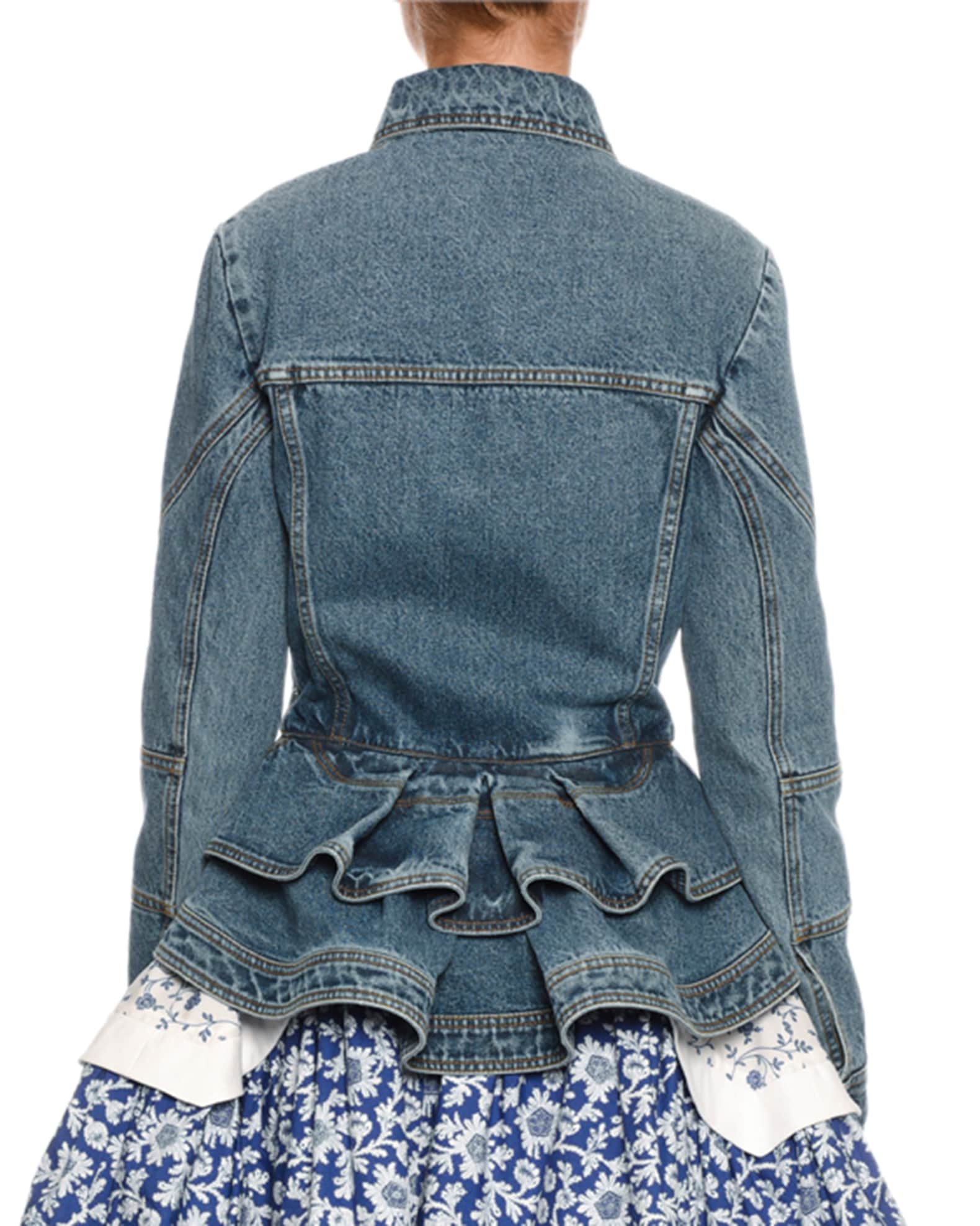 Denim Peplum Jacket and Matching Items | Neiman Marcus