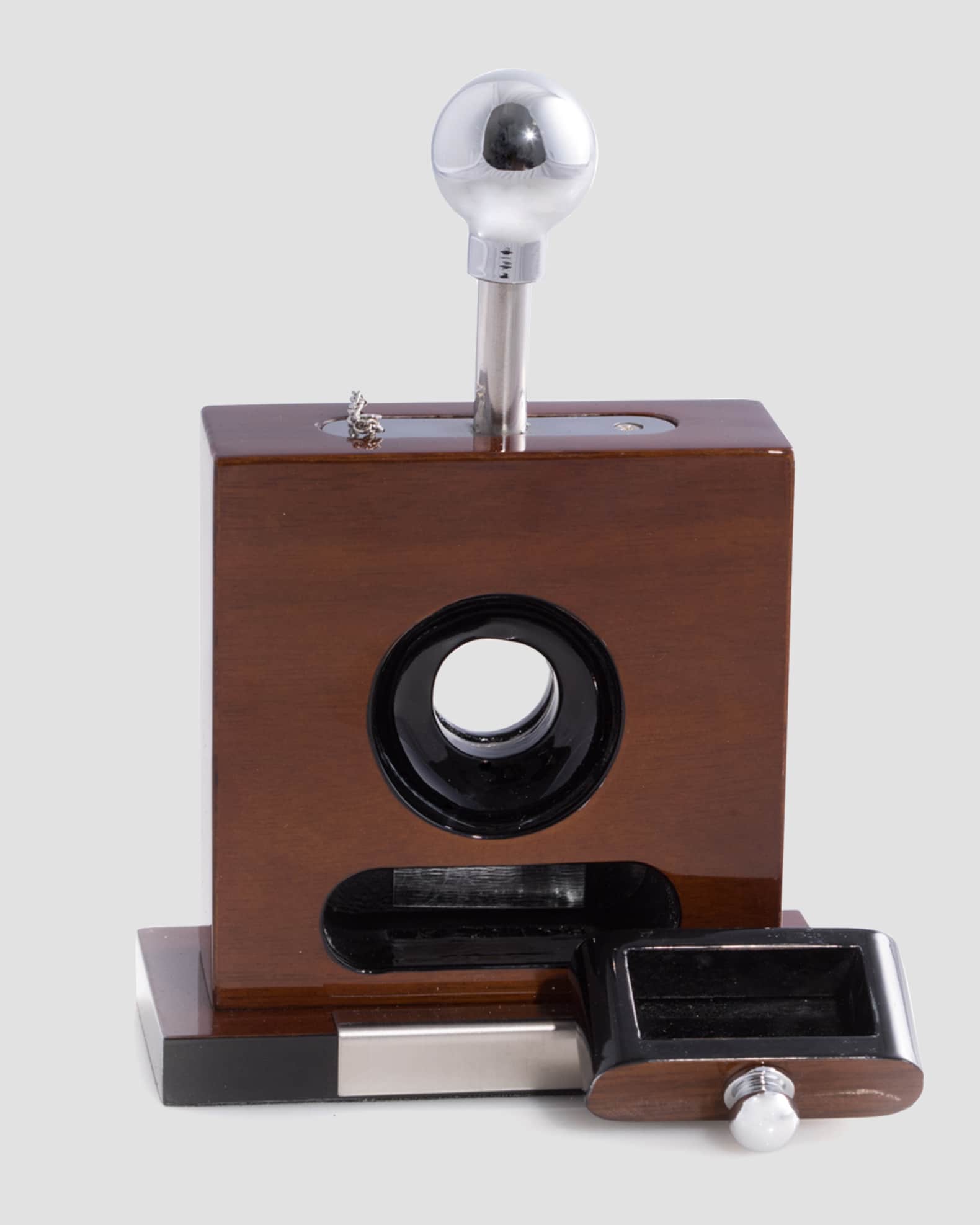 Bey-Berk Walnut-Wood Cigar Cutter | Neiman Marcus