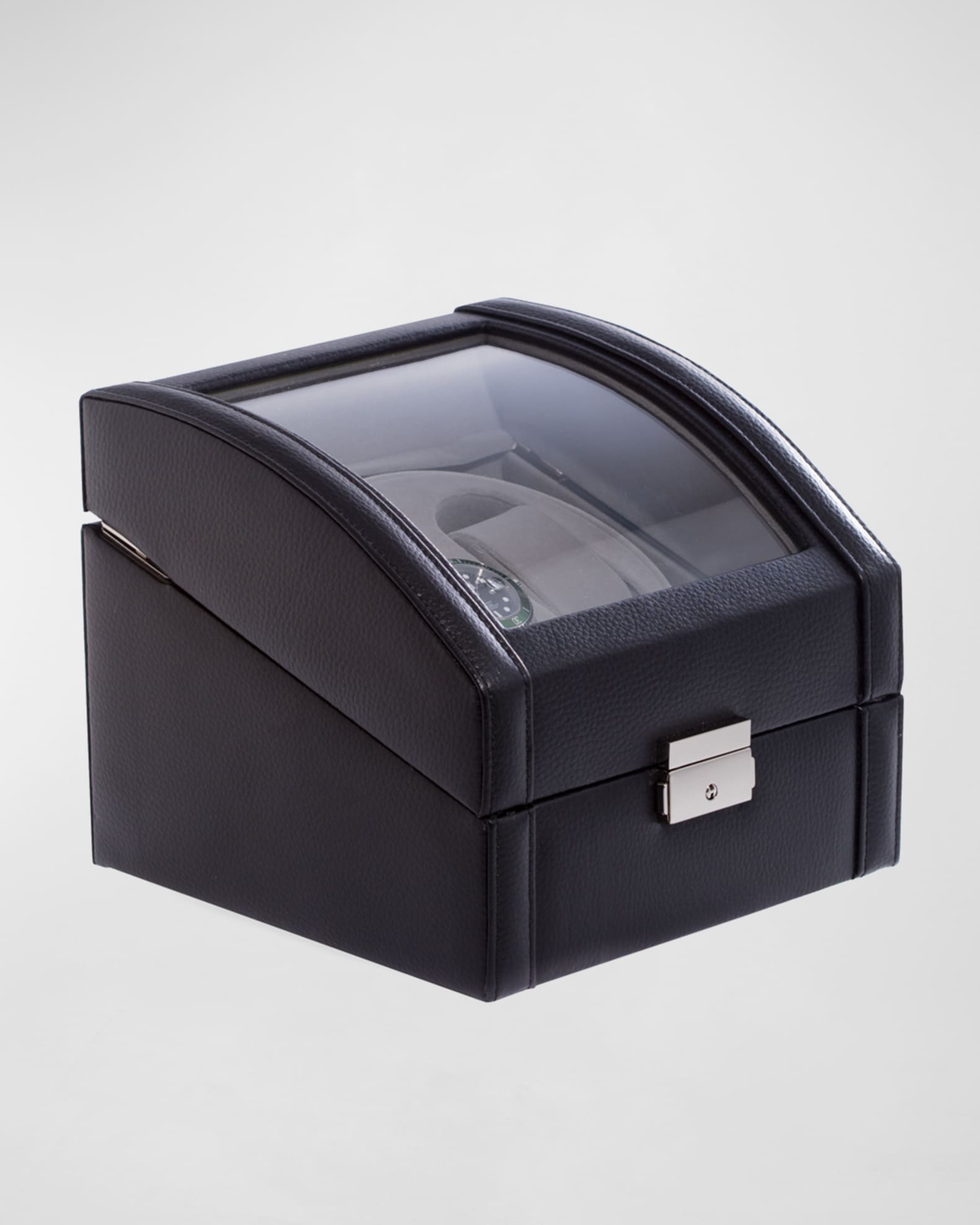 Bey-Berk Leather Double-Watch Case | Neiman Marcus