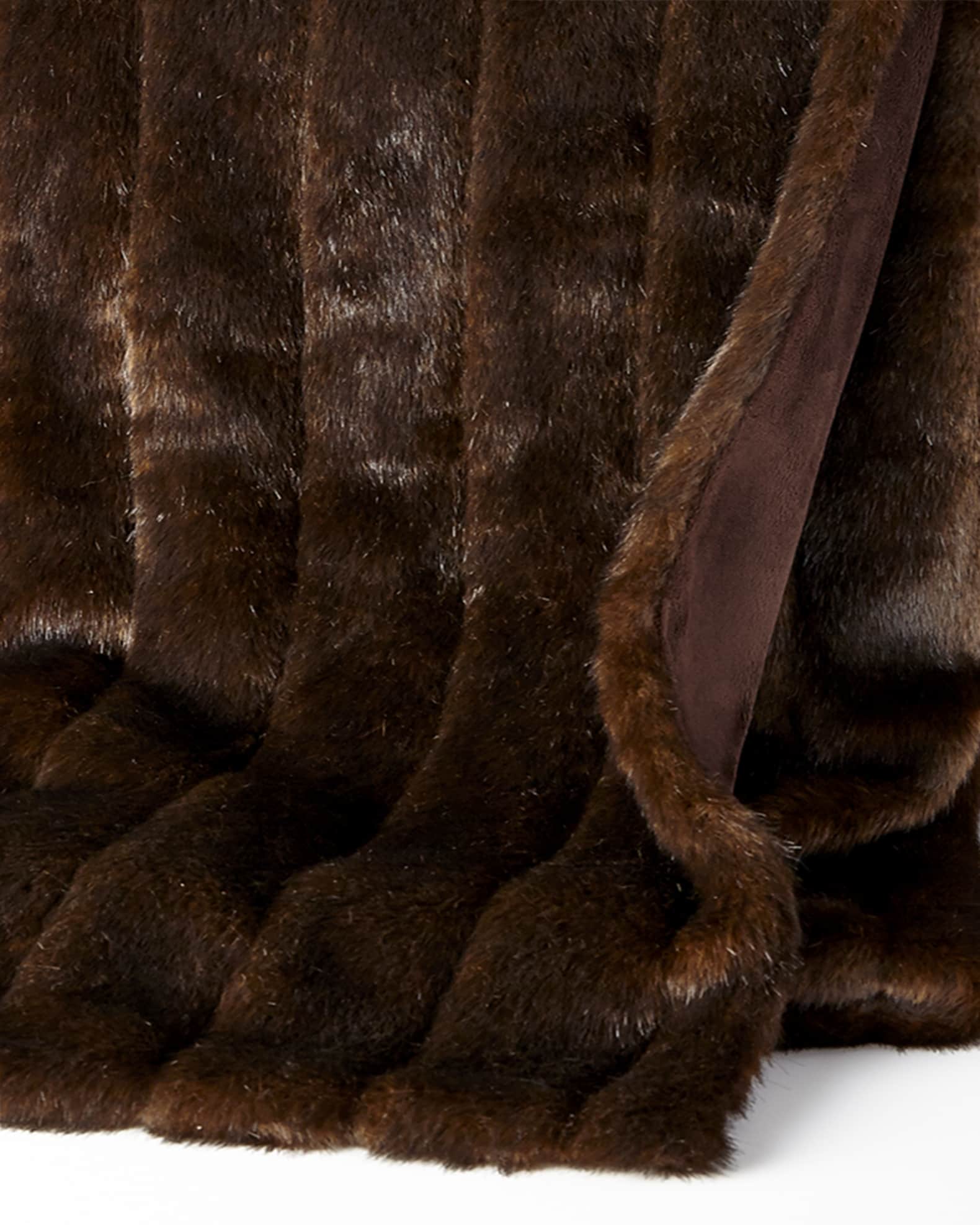 Fabulous Furs Signature Series Faux-Fur Throw | Neiman Marcus