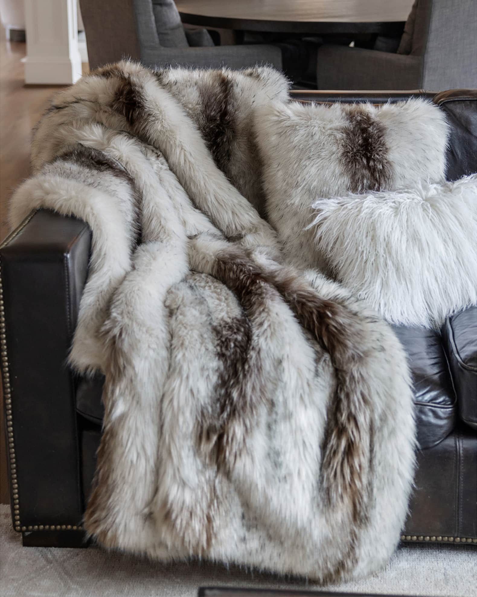 Fabulous Furs Limited Edition Faux-Fur Throw | Neiman Marcus