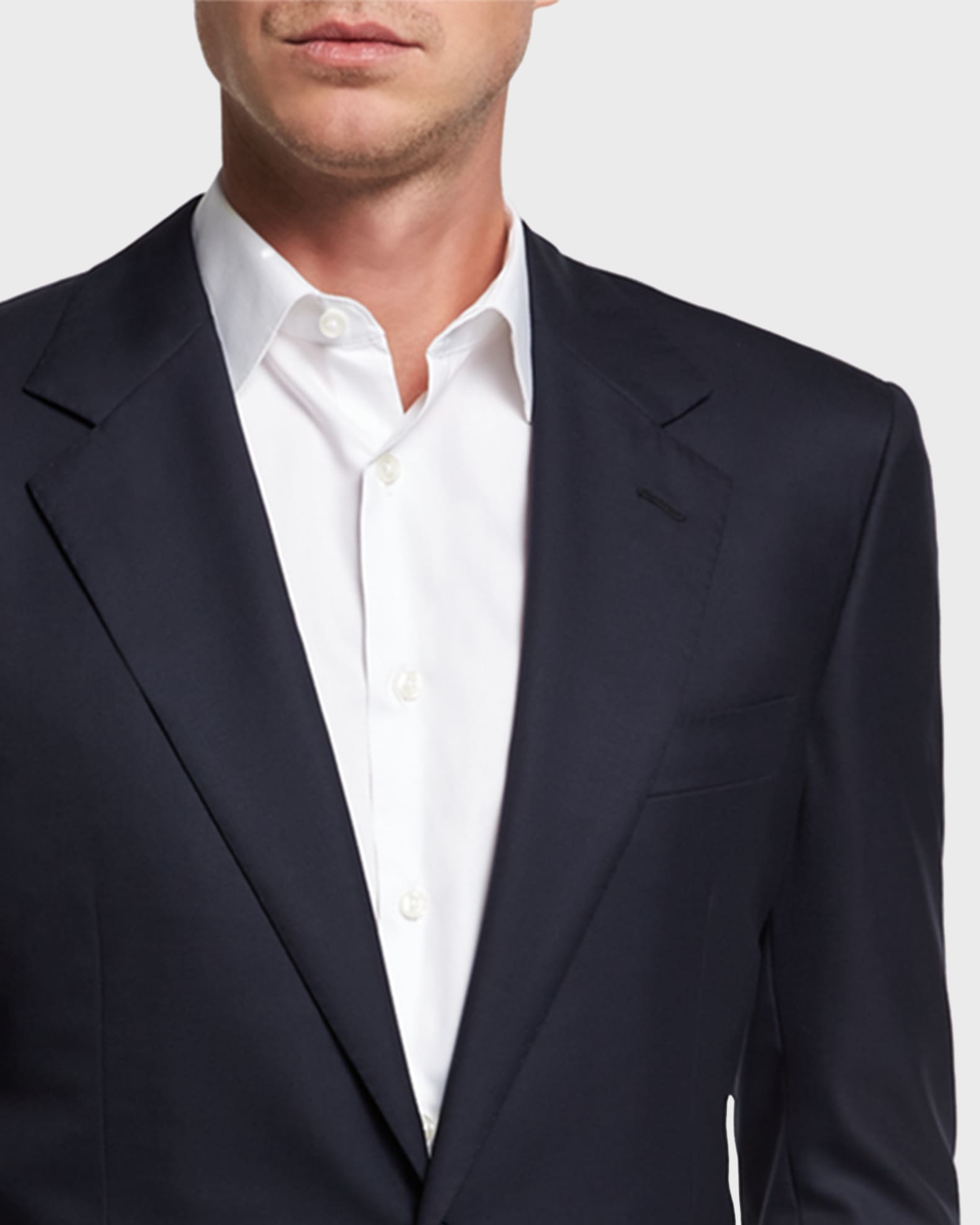 Stefano Ricci Men's Solid Wool Two-Piece Suit | Neiman Marcus